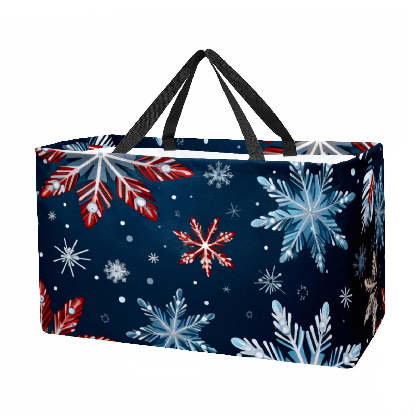 Snowflake Large Capacity Reusable Foldable Oxford Cloth Storage Bin ...