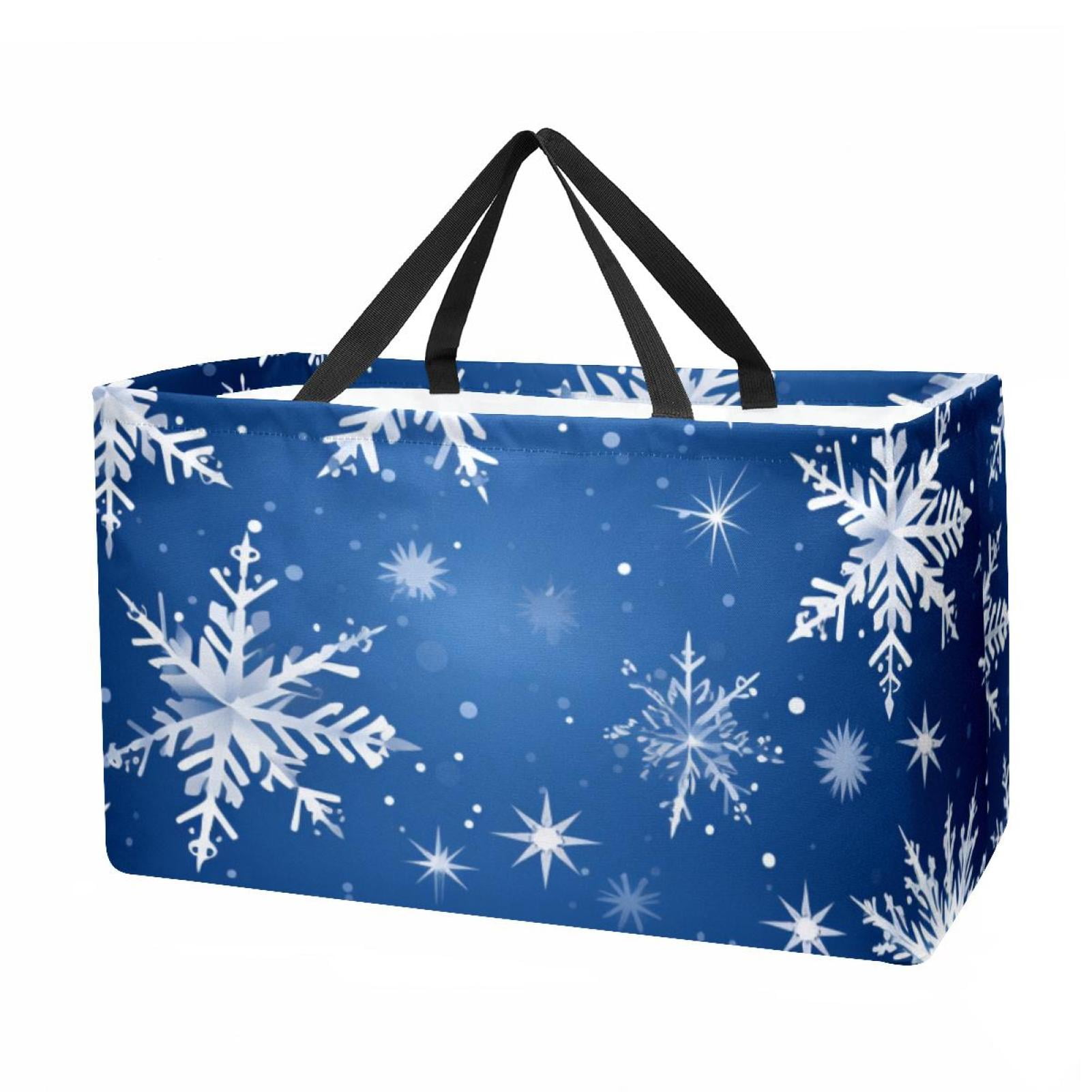 Snowflake Large Capacity Reusable Foldable Oxford Cloth Storage Bin ...