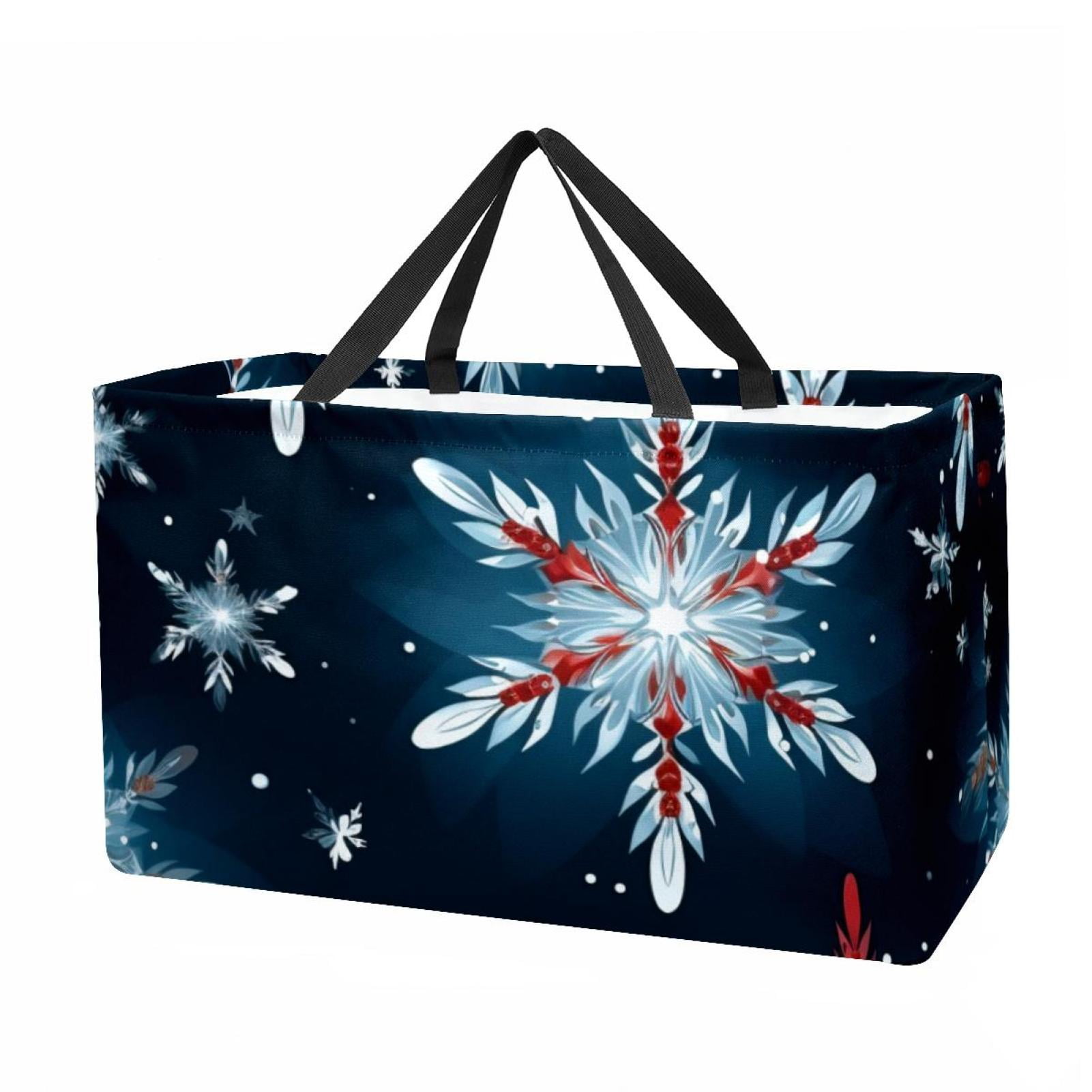 Snowflake Large Foldable Oxford Cloth Storage Bin - Decorative Box ...