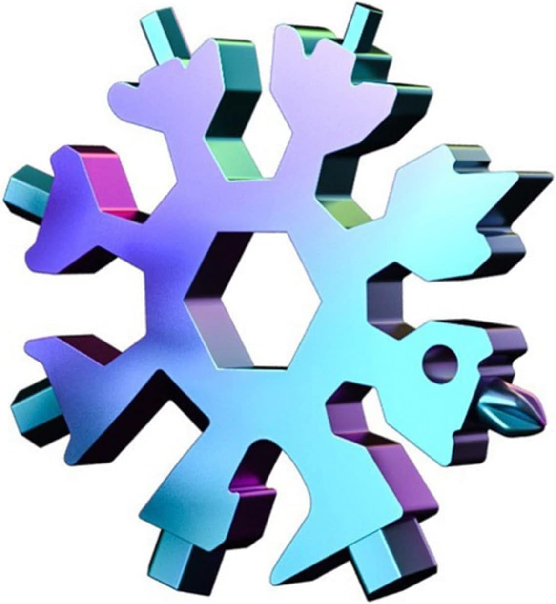 Snowflake Multitool,Screwdriver Spanner,Snowflake Multitool 18 in 1 ...
