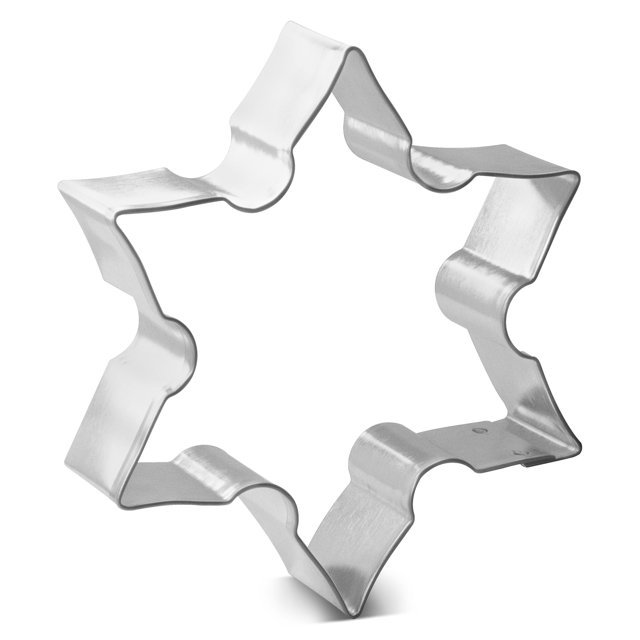 Snowflake Ninja Star Cookie Cutter 3.5 in B1896 - Foose Cookie Cutters ...