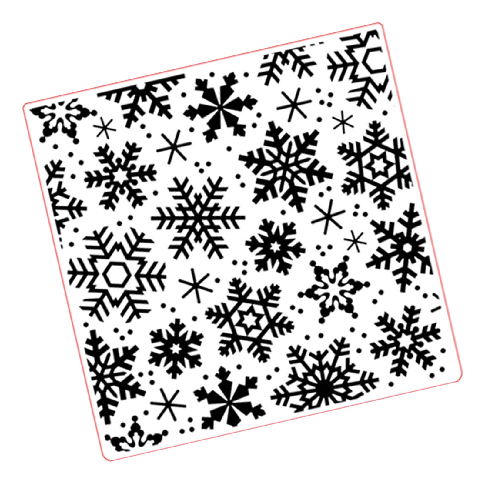 Snowflake Pattern Paper Embossing Folder Scrapbooking Embossing ...