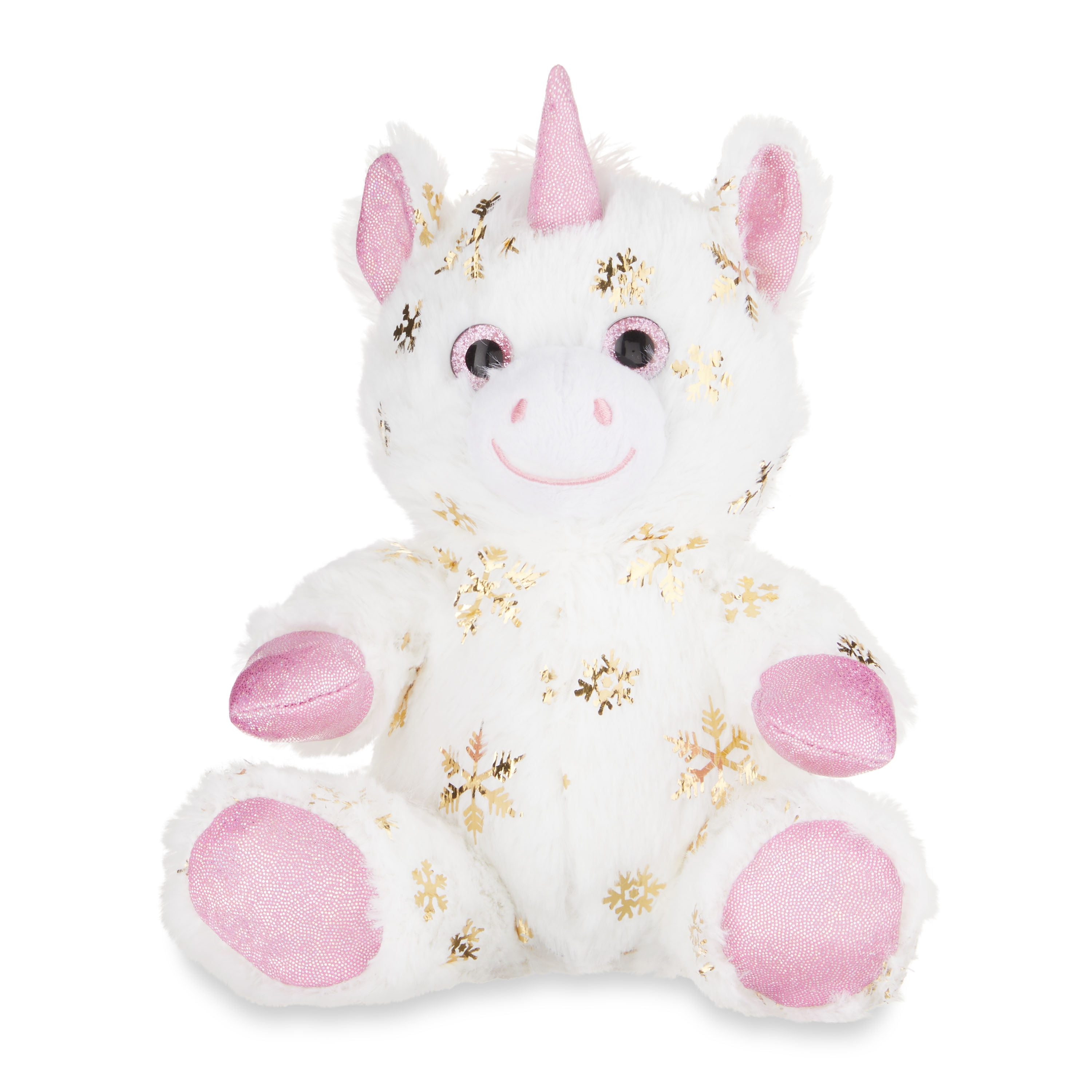 Snowflake Plush Stuffed Animal Child's Toy, White Unicorn, 7.5", by ...