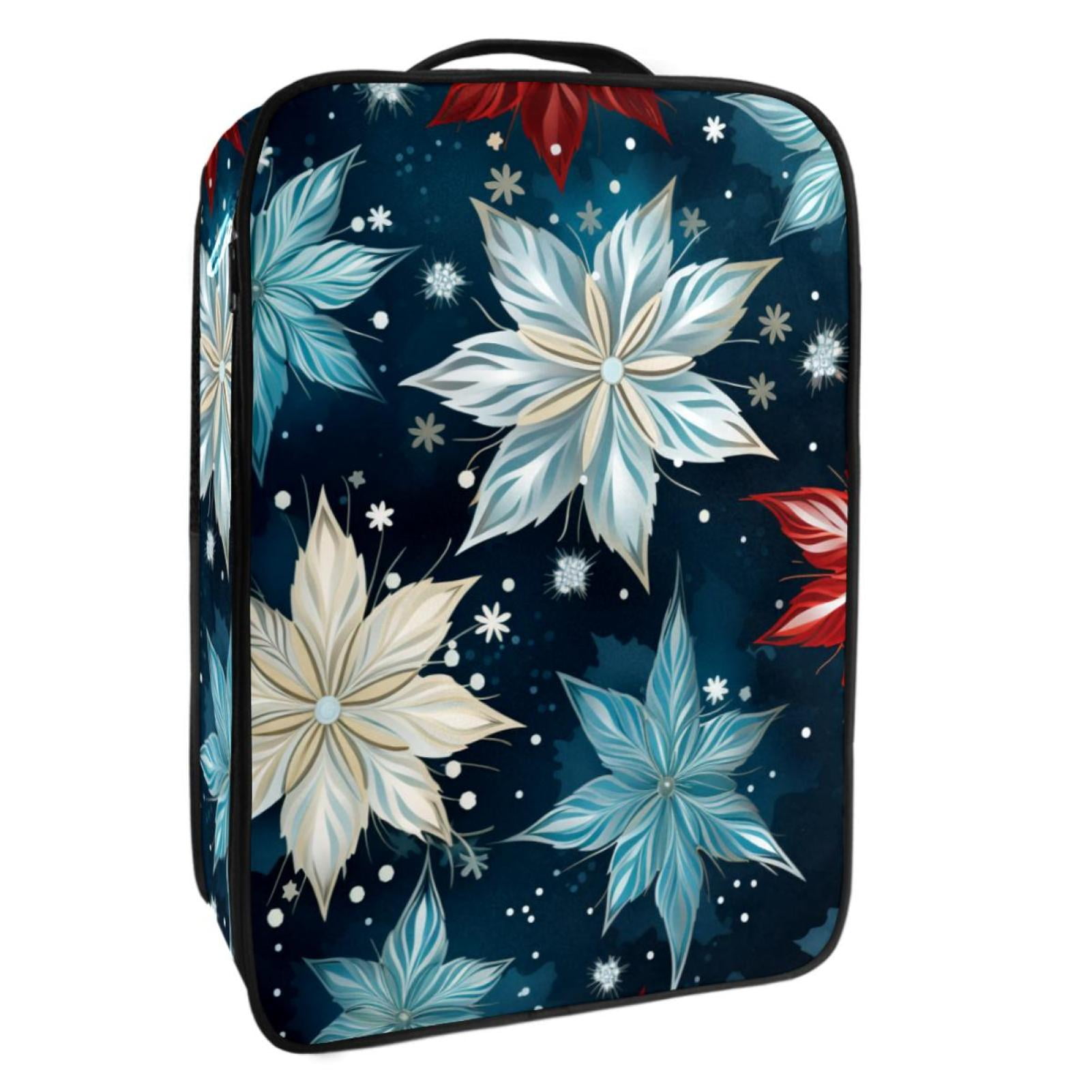 Snowflake Polyester Shoe Boxes Organizer Storage Solution for Closet ...