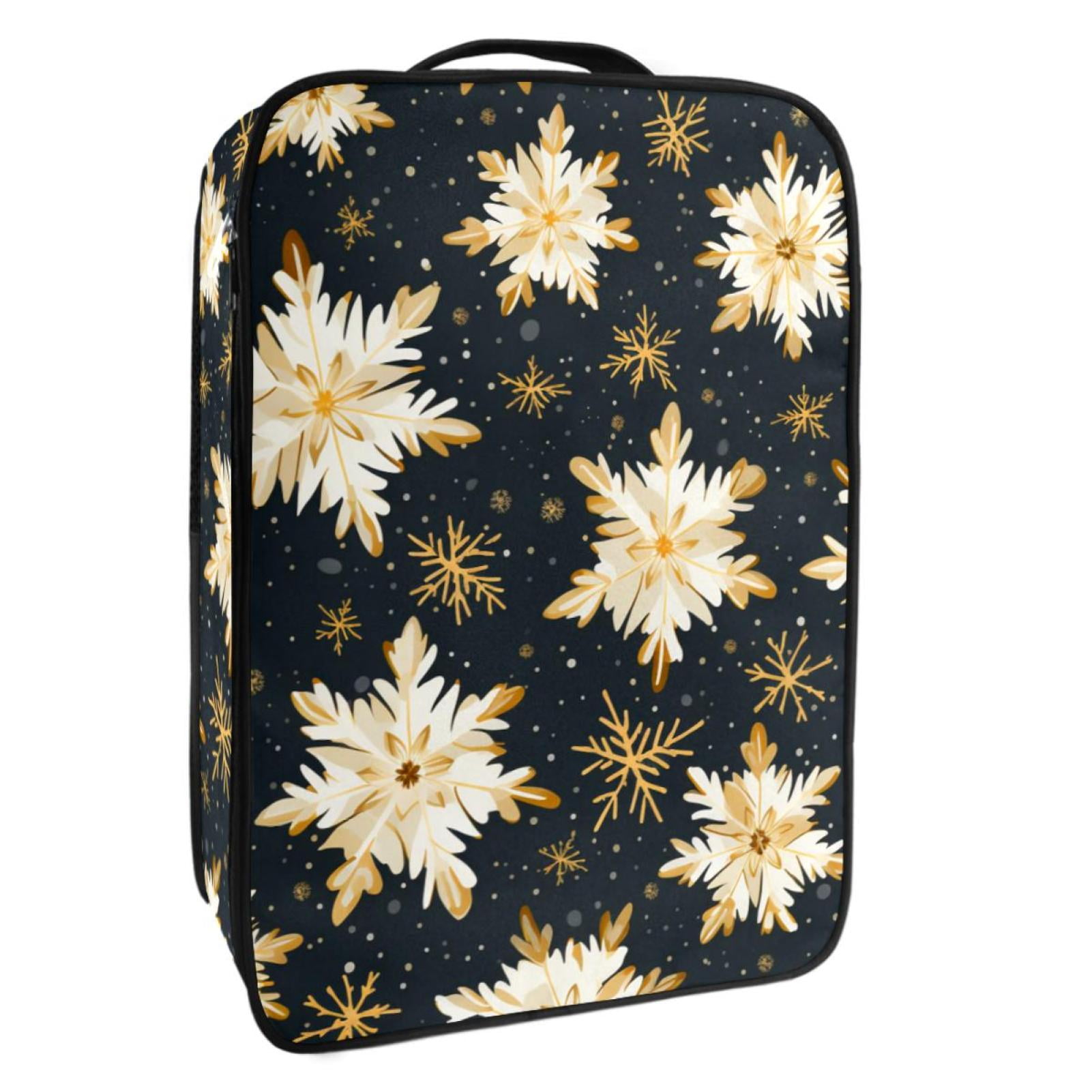 Snowflake Polyester Shoe Organizer Box 23x31cm 9x12in | Closet Storage ...