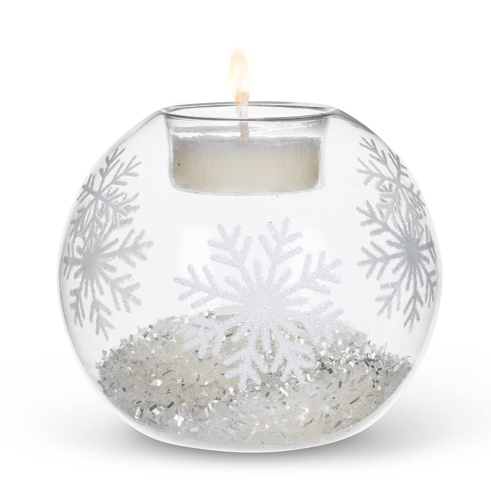 Snowflake & Snow Ball Votive - Walmart.com