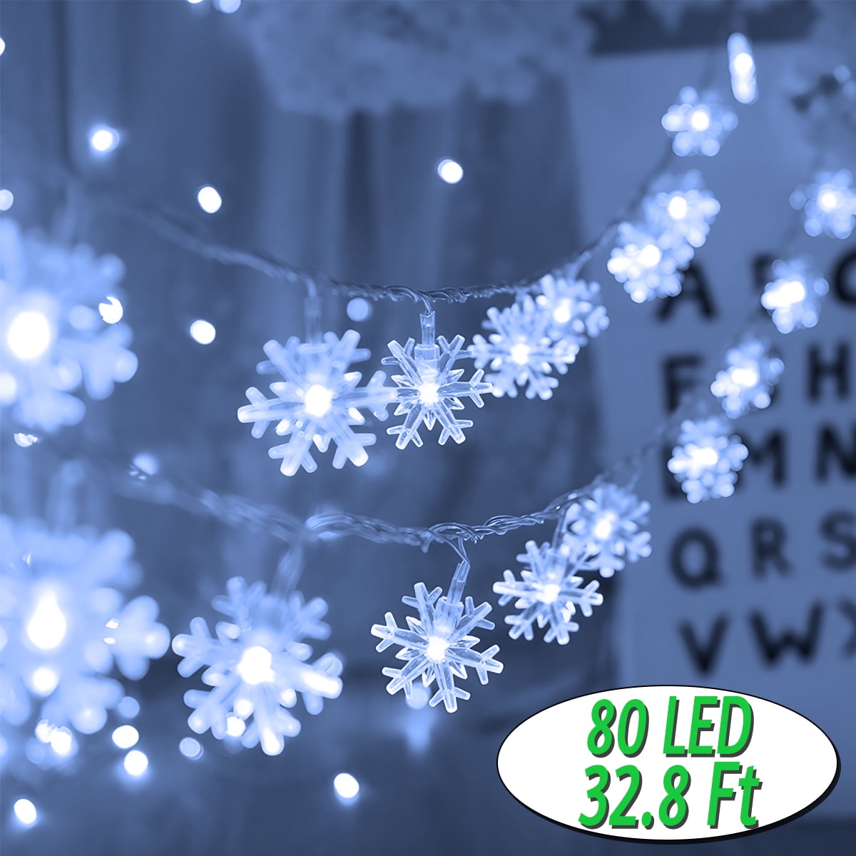 Snowflake String Light Christmas Decoration Light Snowflake Lights for ...