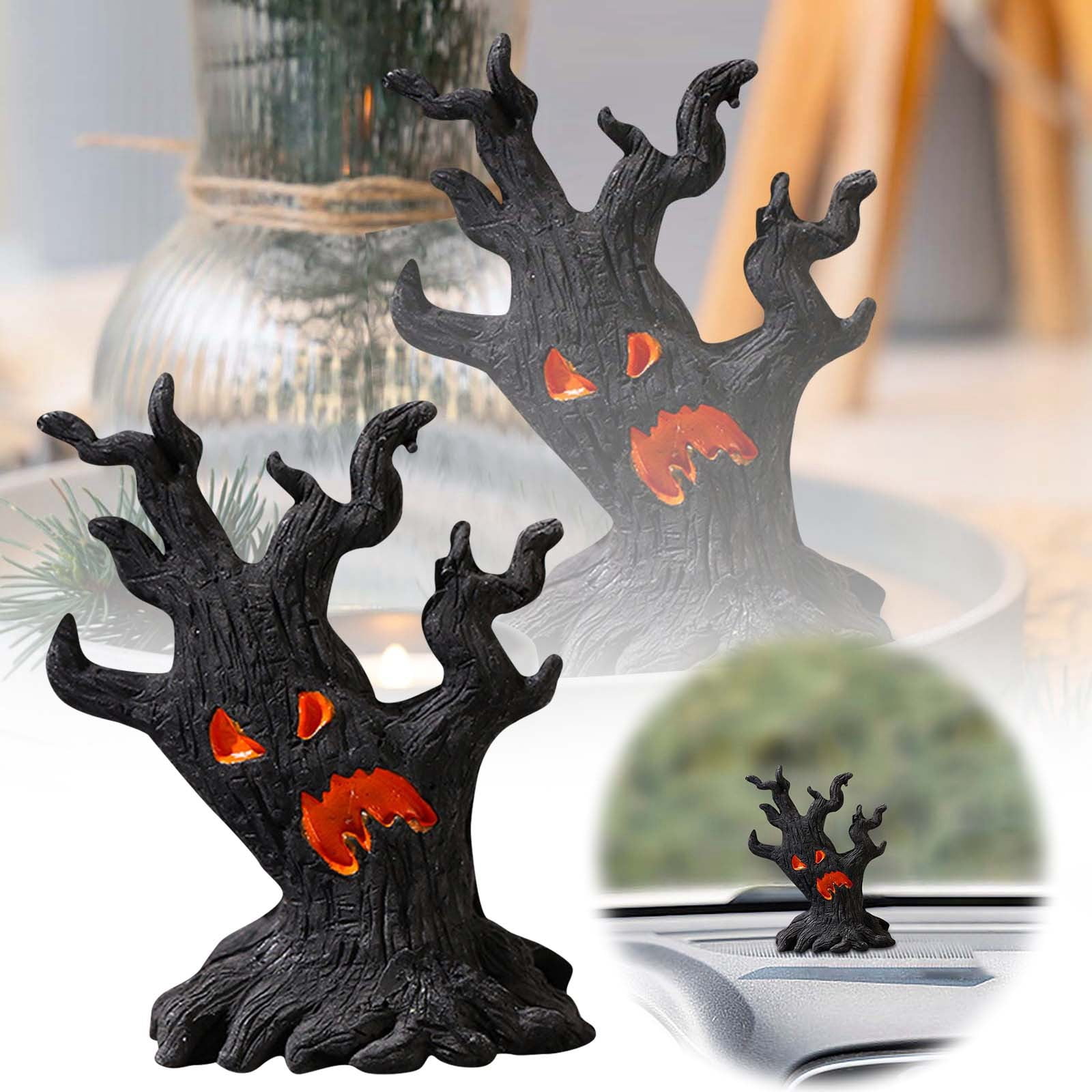 Snowflake Tree Faces Tree Monstéŕ Figurine | Realistic Tree Statue ...