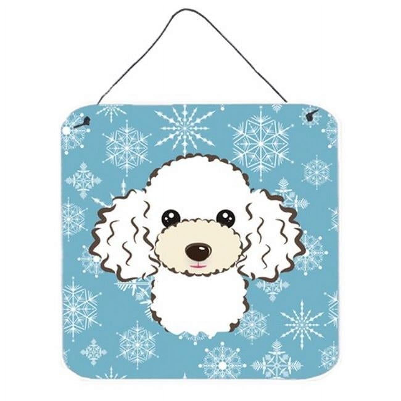 Snowflake White Poodle Wall and Door Hanging Prints - Walmart.com