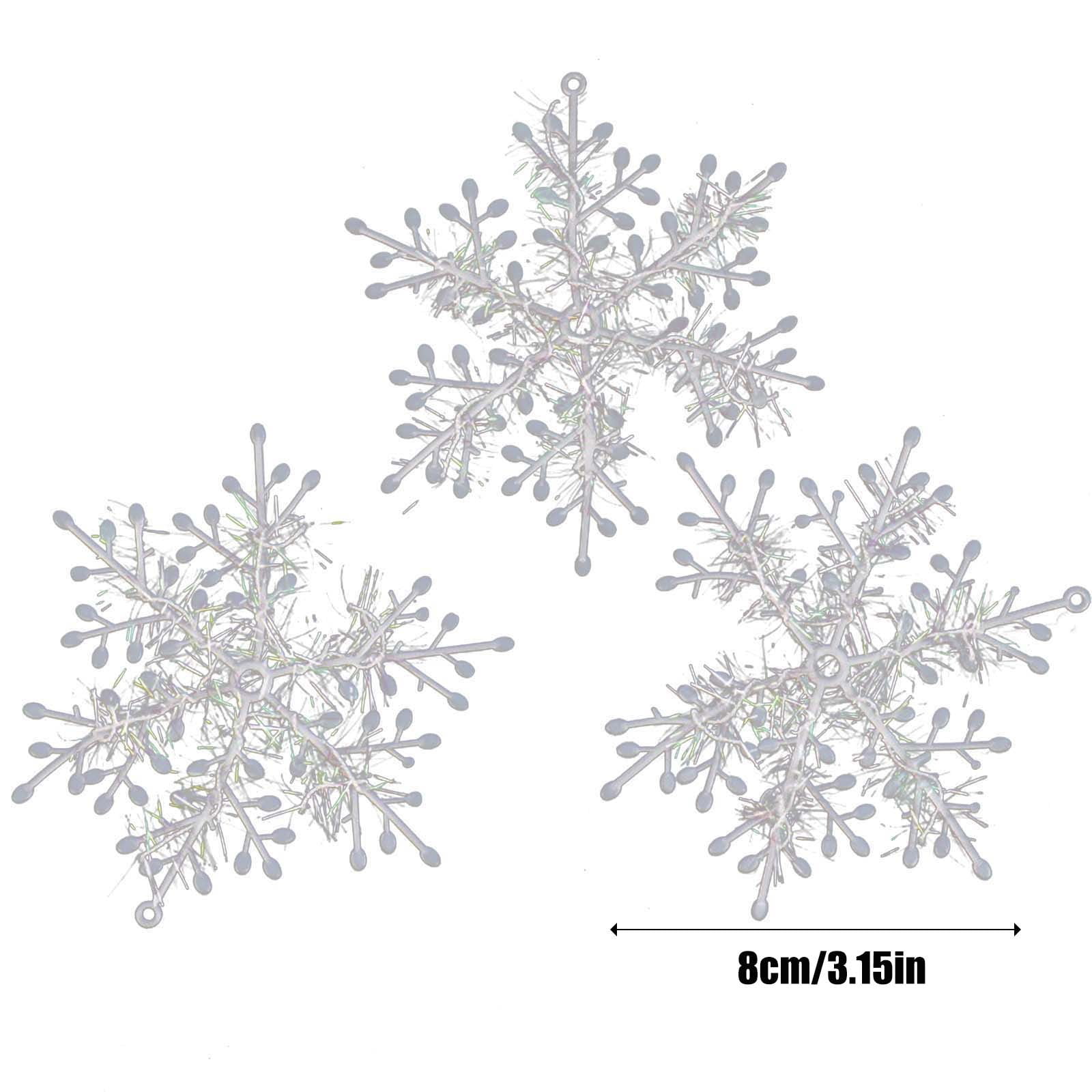 Snowflakes Christmas Tree Decorations,Snowflake Ornaments For Christmas ...