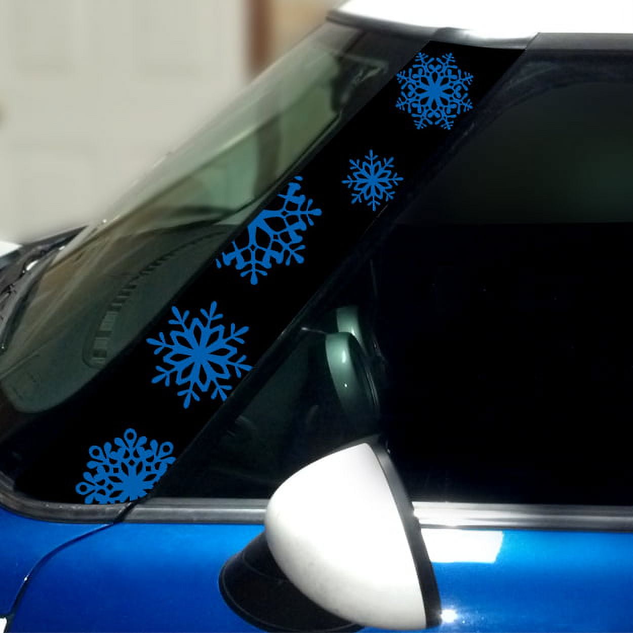 Snowflakes Pillar Vinyl Decals for 1st Gen MINI Cooper - Set of 2 ...