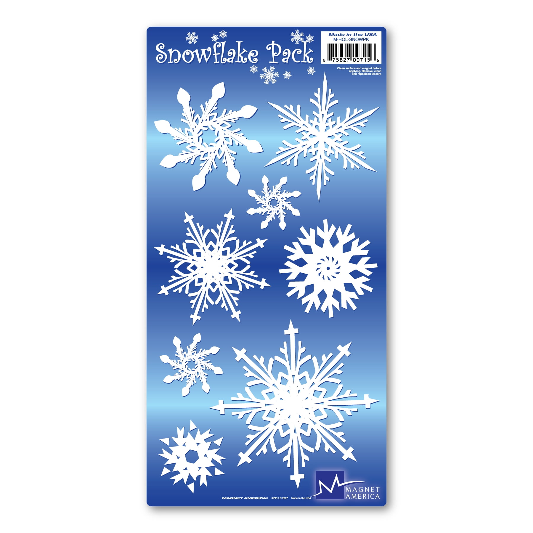 Snowflakes Sticker Pack - Walmart.com