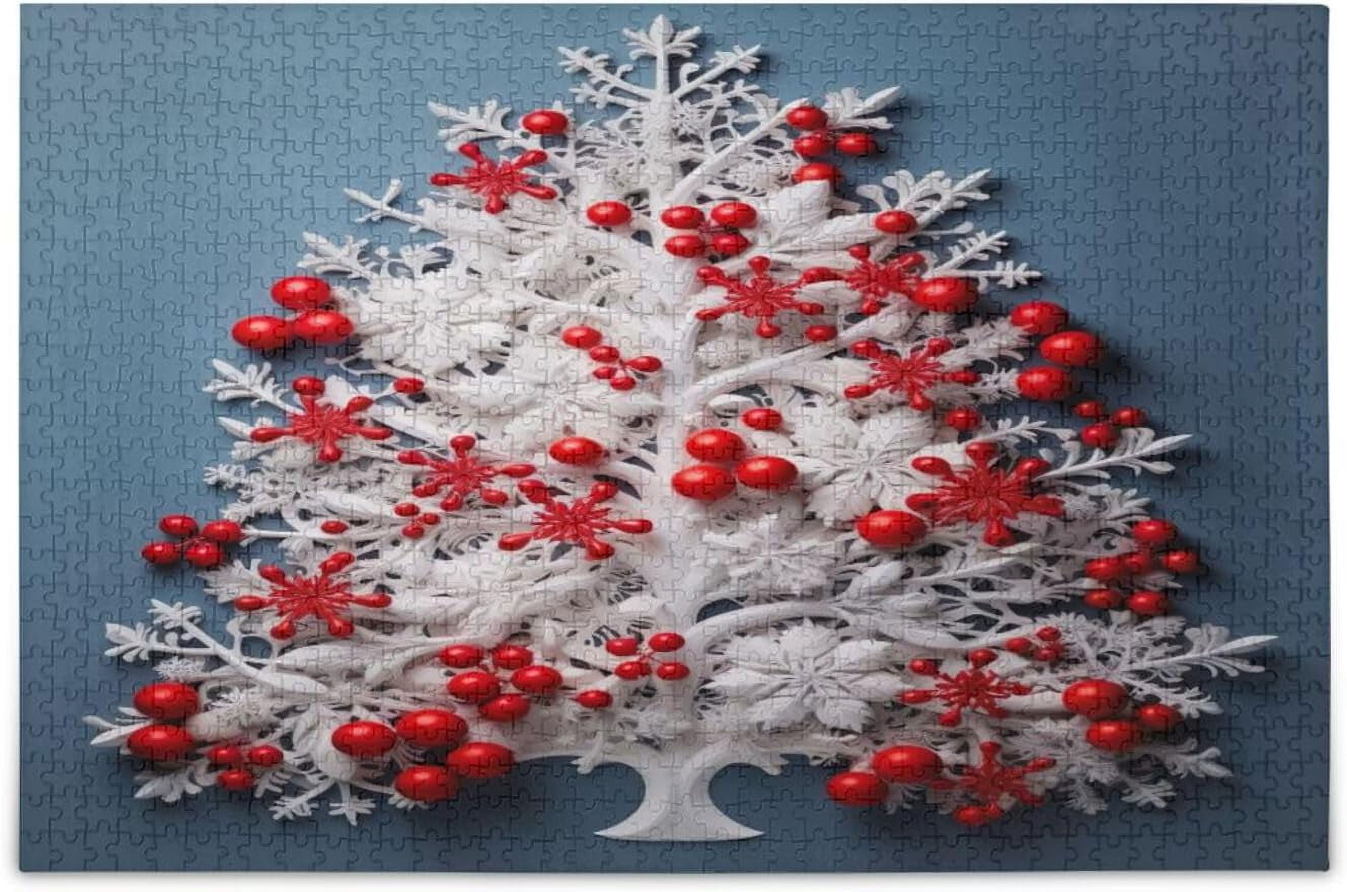 Snowflakes Tree Jigsaw Puzzles 500 PiecesPuzzles for Adults Family Game ...
