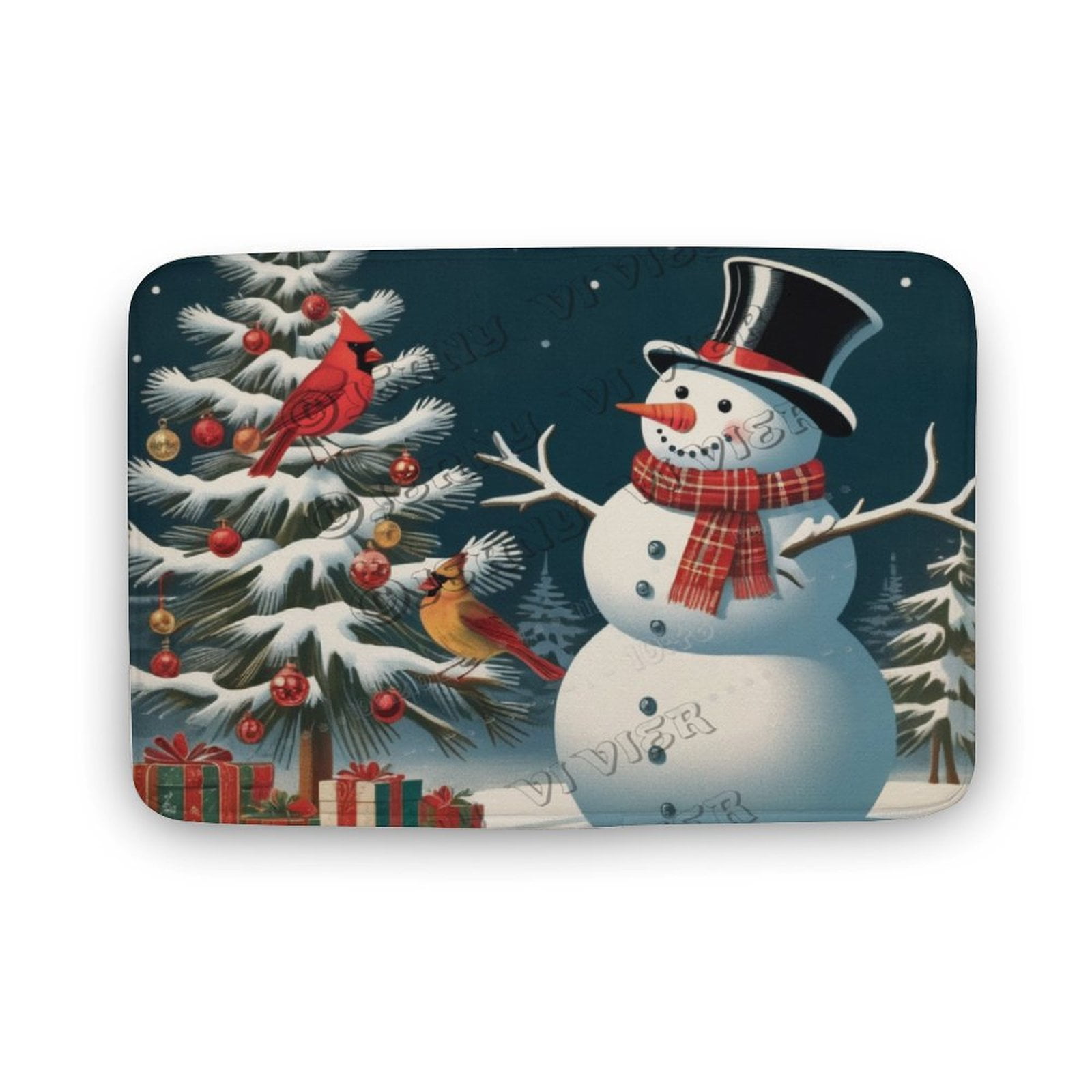 Snowman Bath Rugs, Funny Bathroom Rug Mat, Non-Slip Bath Mats for ...
