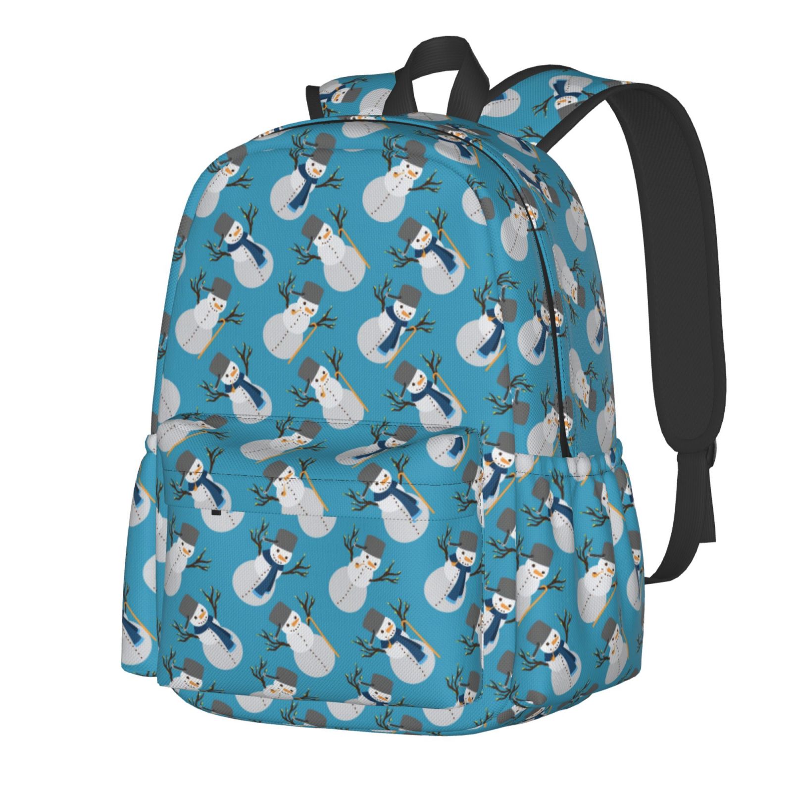 Snowman Christmas Tree Backpack for Men Women Laptop Backpack Hiking ...