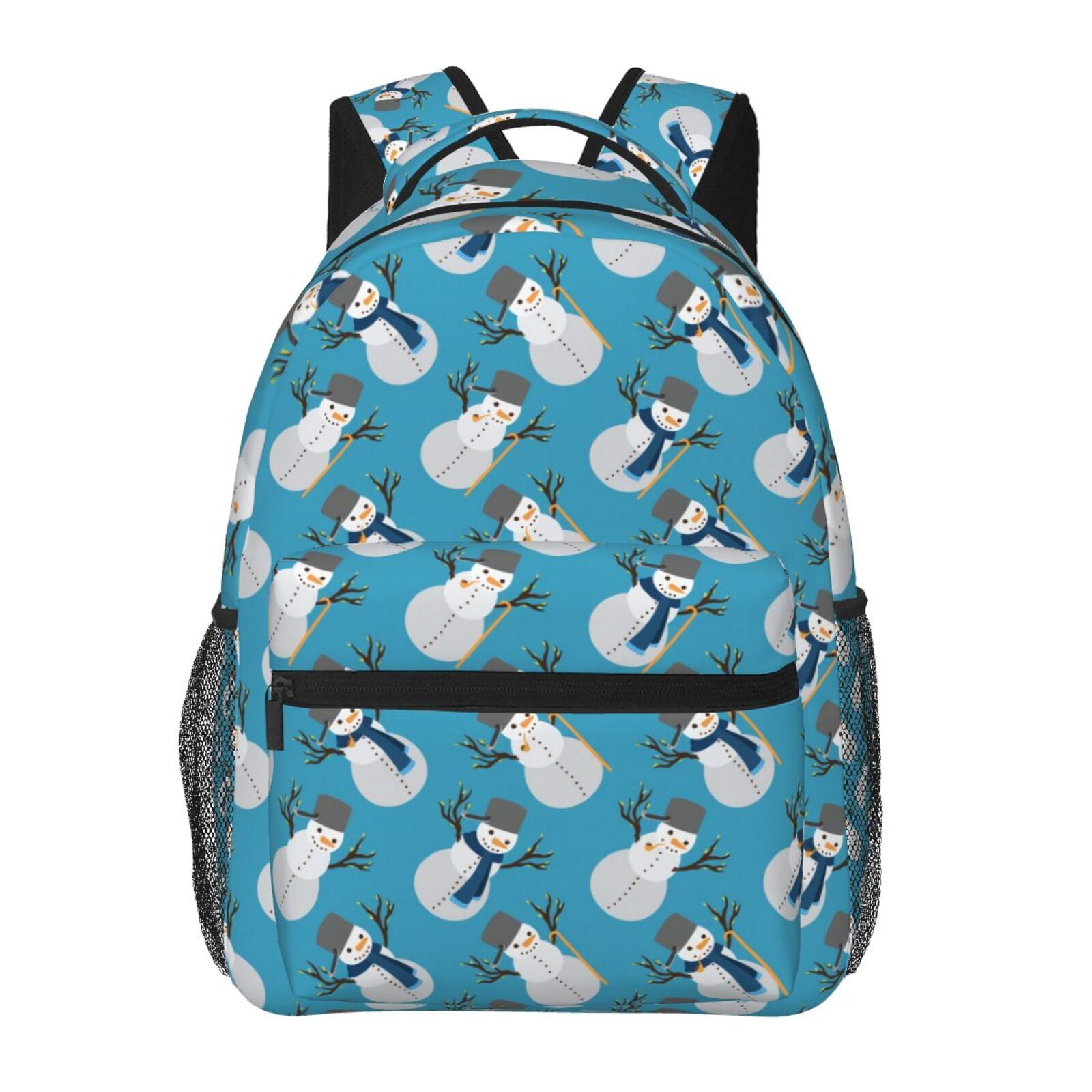 Snowman Christmas Tree Backpack for Men Women Laptop Backpack Hiking ...