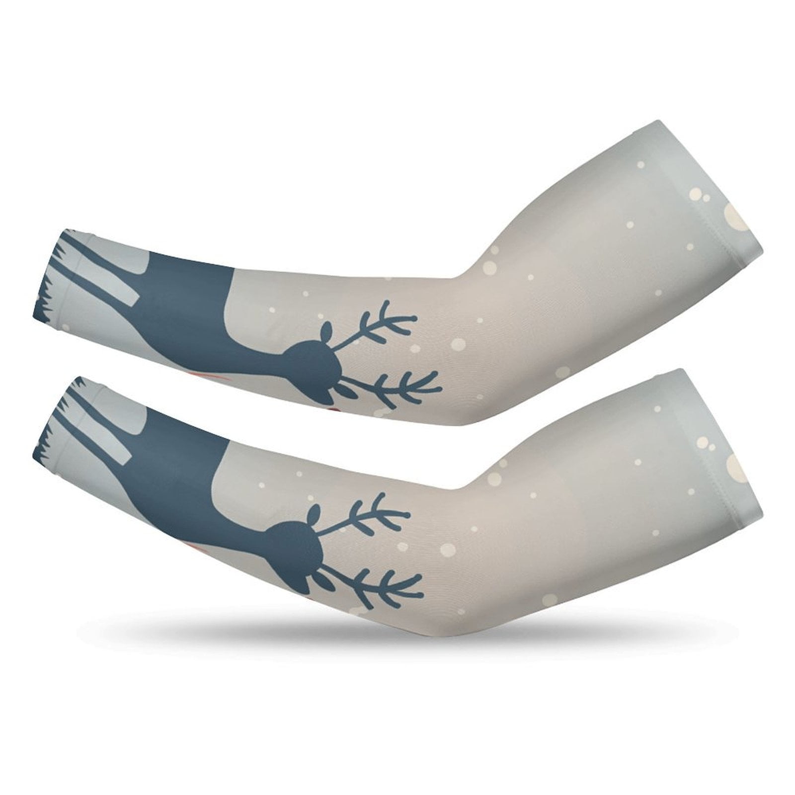Snowman Christmas Tree Elk Cooling Arm Sleeves For Men & Women ...