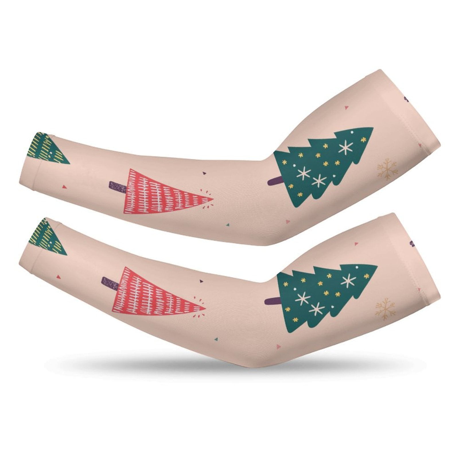 Snowman Christmas Tree Elk Cooling Arm Sleeves For Men & Women ...