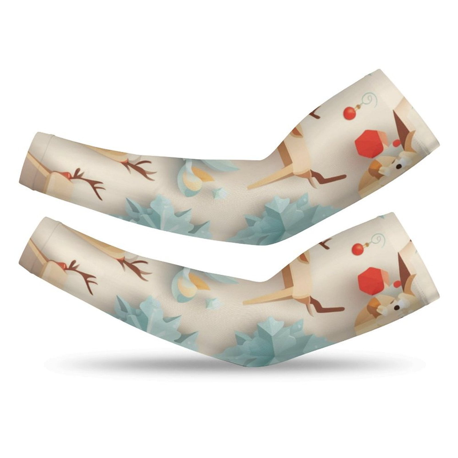 Snowman Christmas Tree Elk Gardening Sleeves Farm Sun Protection Arm ...