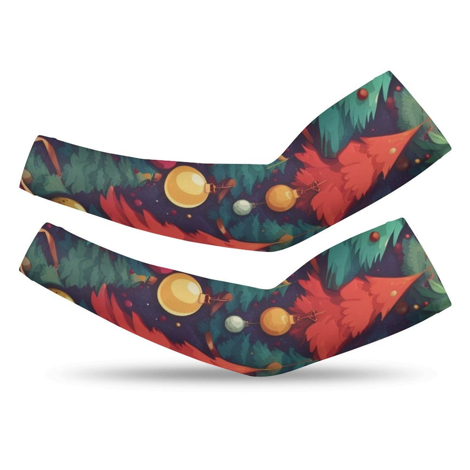 Snowman Christmas Tree Elk Gardening Sleeves Farm Sun Protection Arm ...