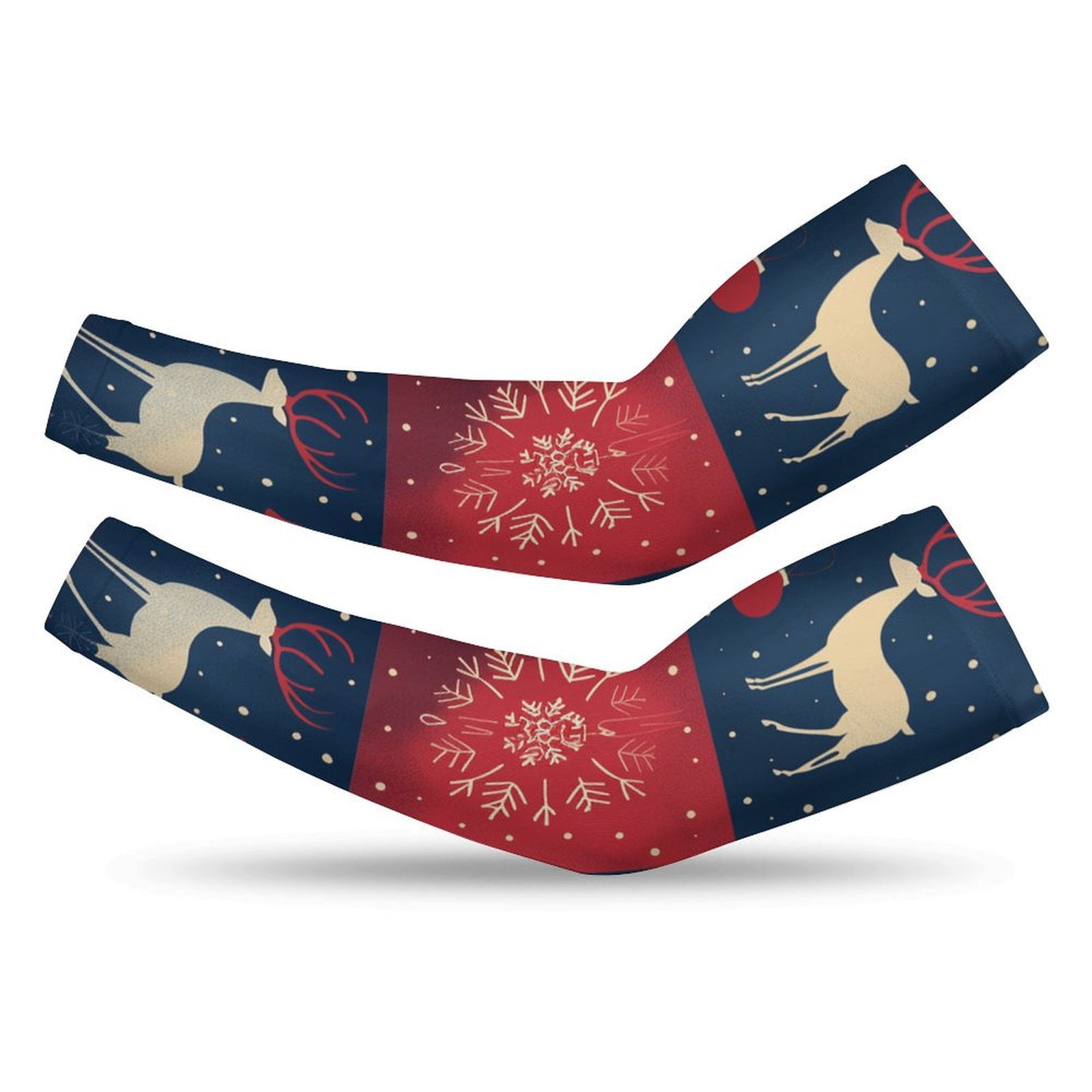 Snowman Christmas Tree Elk Gardening Sleeves Farm Sun Protection Arm ...