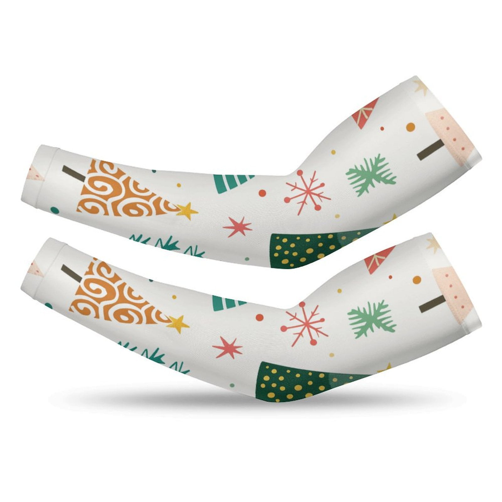 Snowman Christmas Tree Elk Gardening Sleeves Farm Sun Protection Arm ...