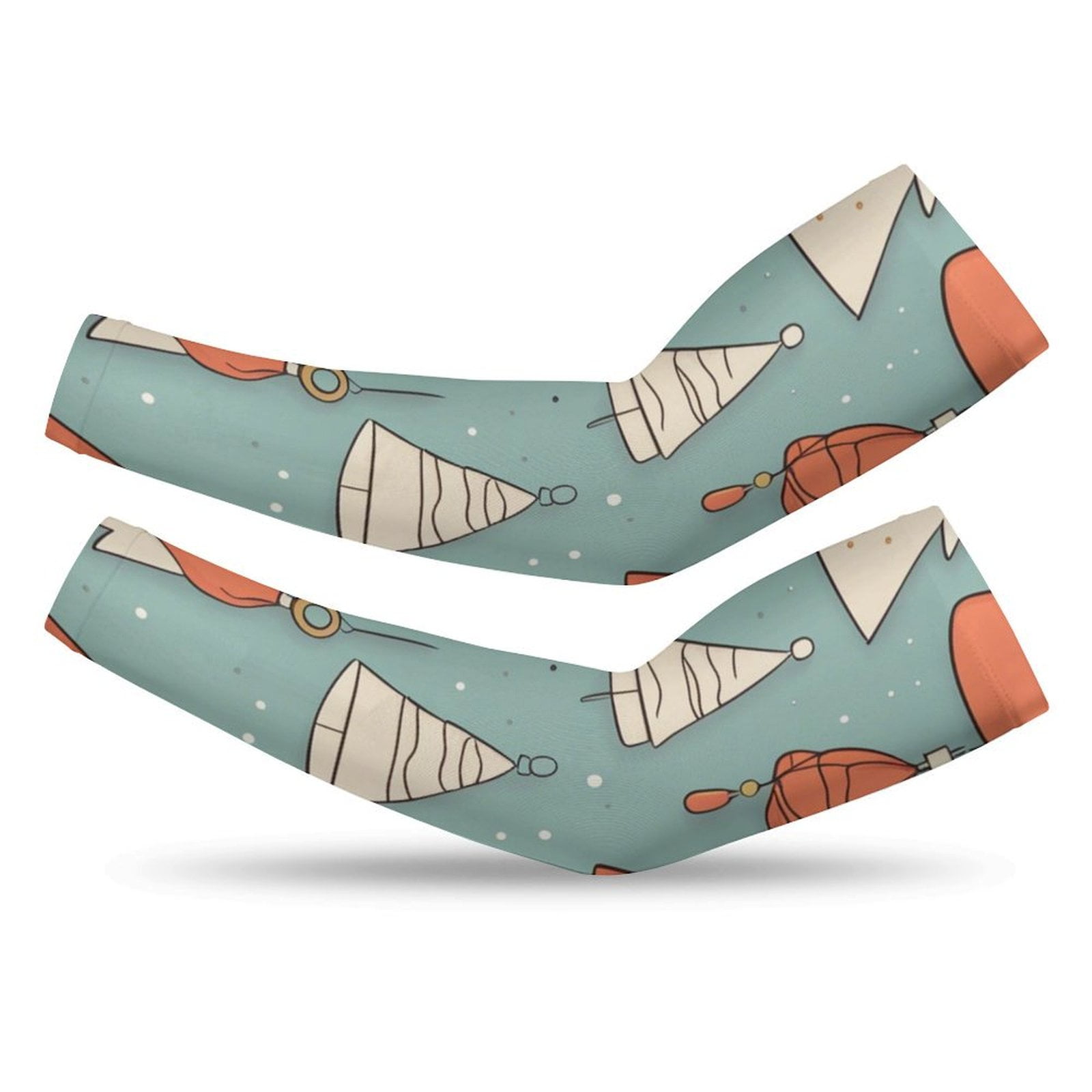 Snowman Christmas Tree Elk Gardening Sleeves Farm Sun Protection Arm ...