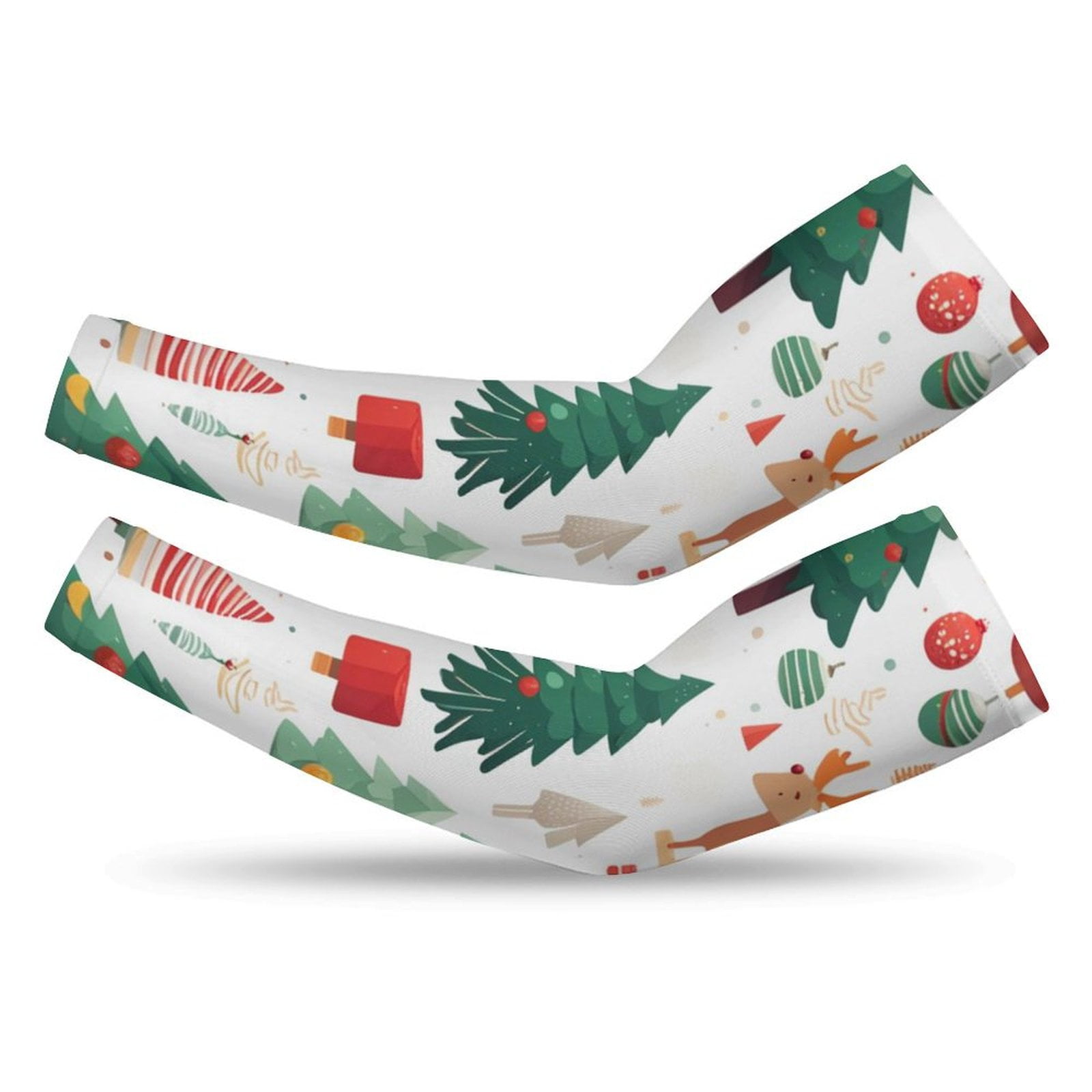 Snowman Christmas Tree Elk Gardening Sleeves Farm Sun Protection Arm ...