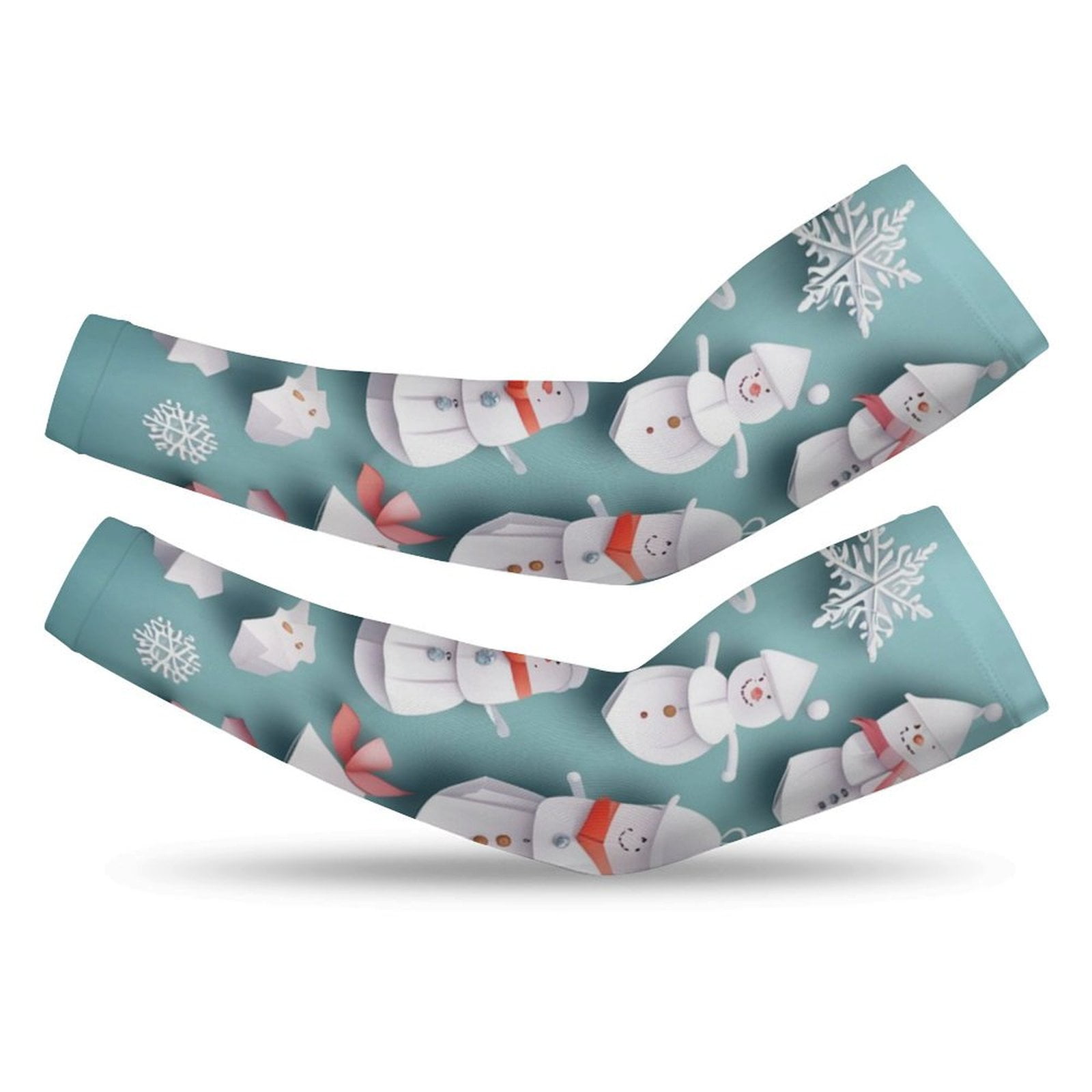 Snowman Christmas Tree Elk Gardening Sleeves Farm Sun Protection Arm ...