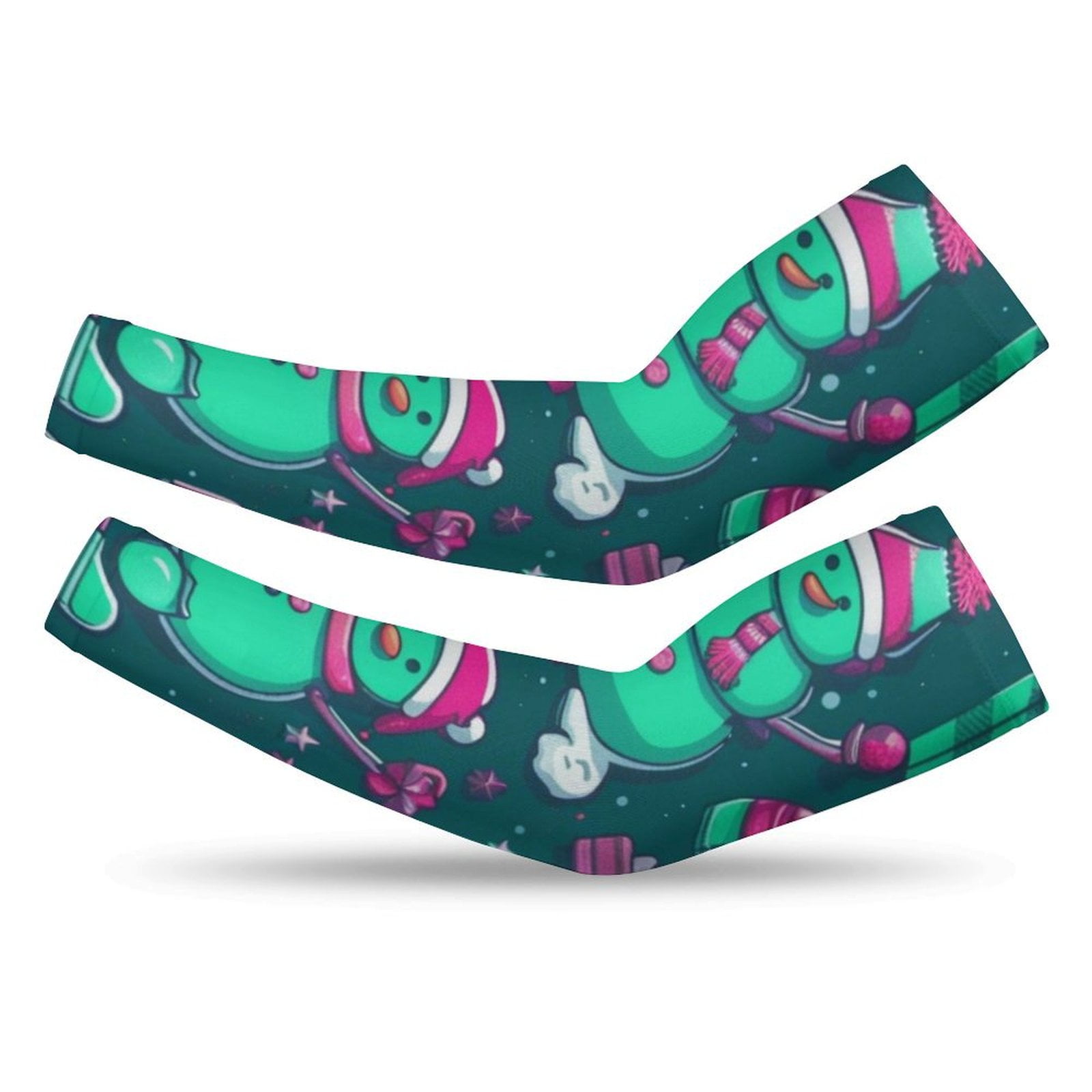 Snowman Christmas Tree Elk Gardening Sleeves Farm Sun Protection Arm ...