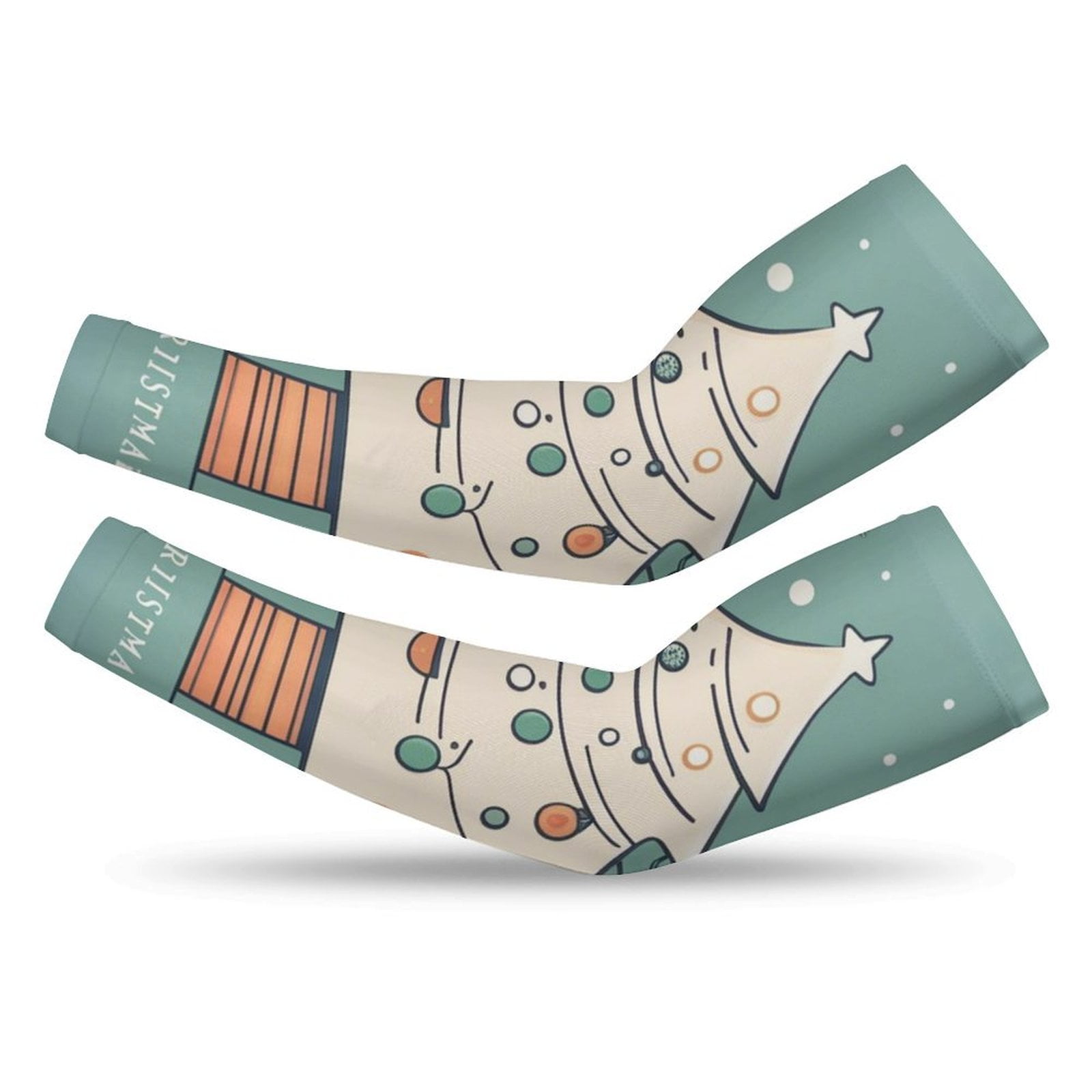 Snowman Christmas Tree Elk Gardening Sleeves Farm Sun Protection Arm ...