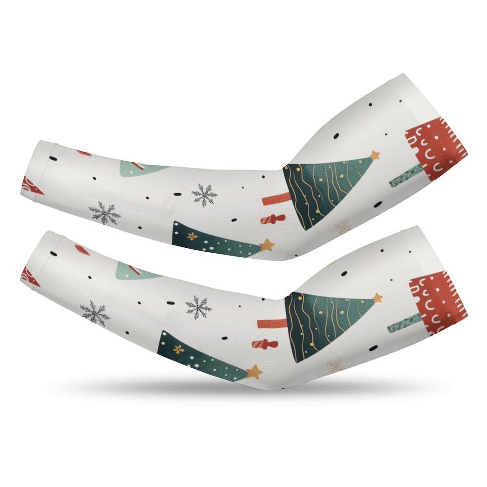 Snowman Christmas Tree Elk Gardening Sleeves Farm Sun Protection Arm ...
