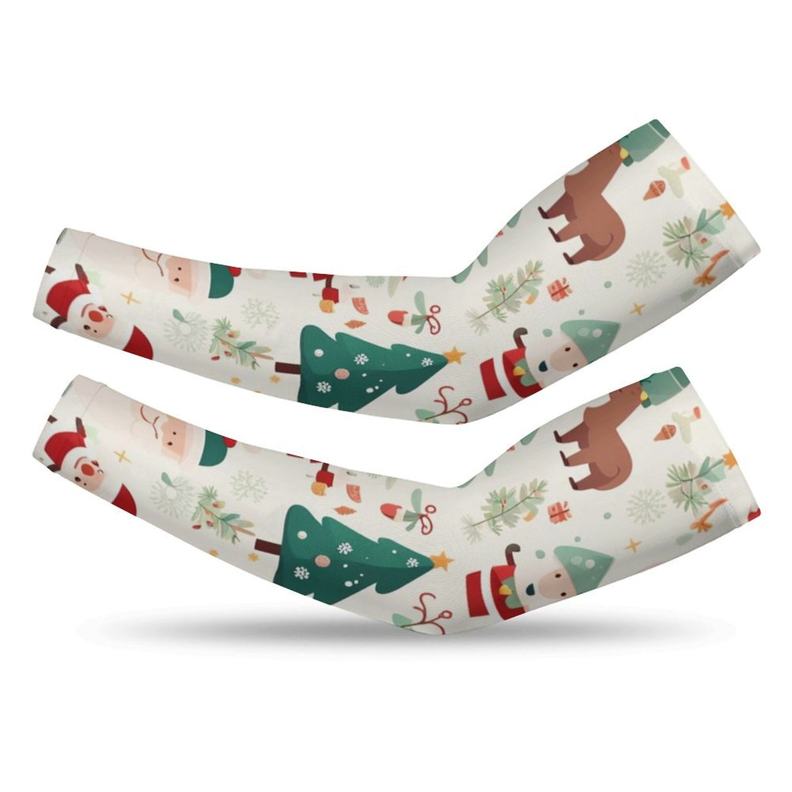 Snowman Christmas Tree Elk Gardening Sleeves Farm Sun Protection Arm ...