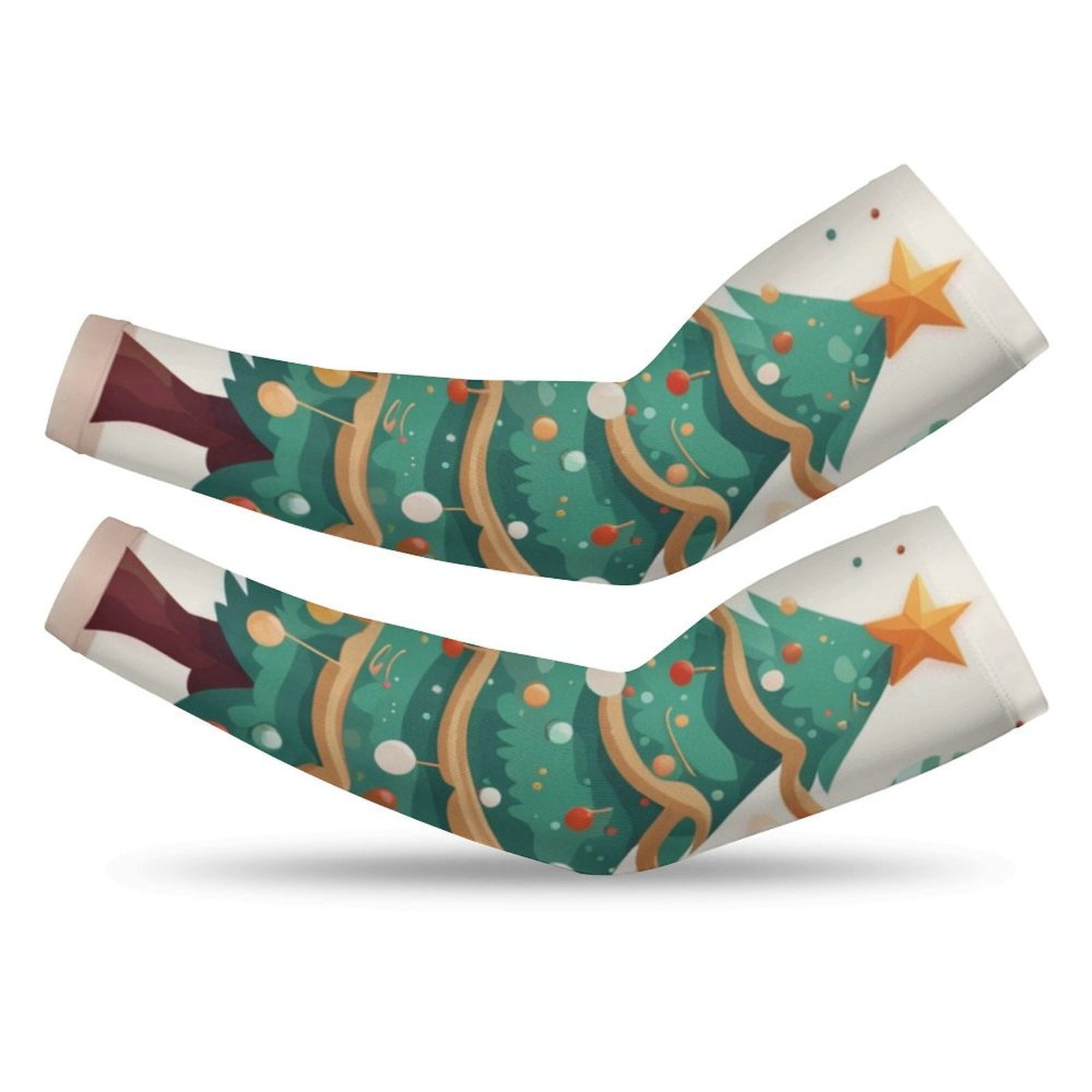 Snowman Christmas Tree Elk Gardening Sleeves Farm Sun Protection Arm ...