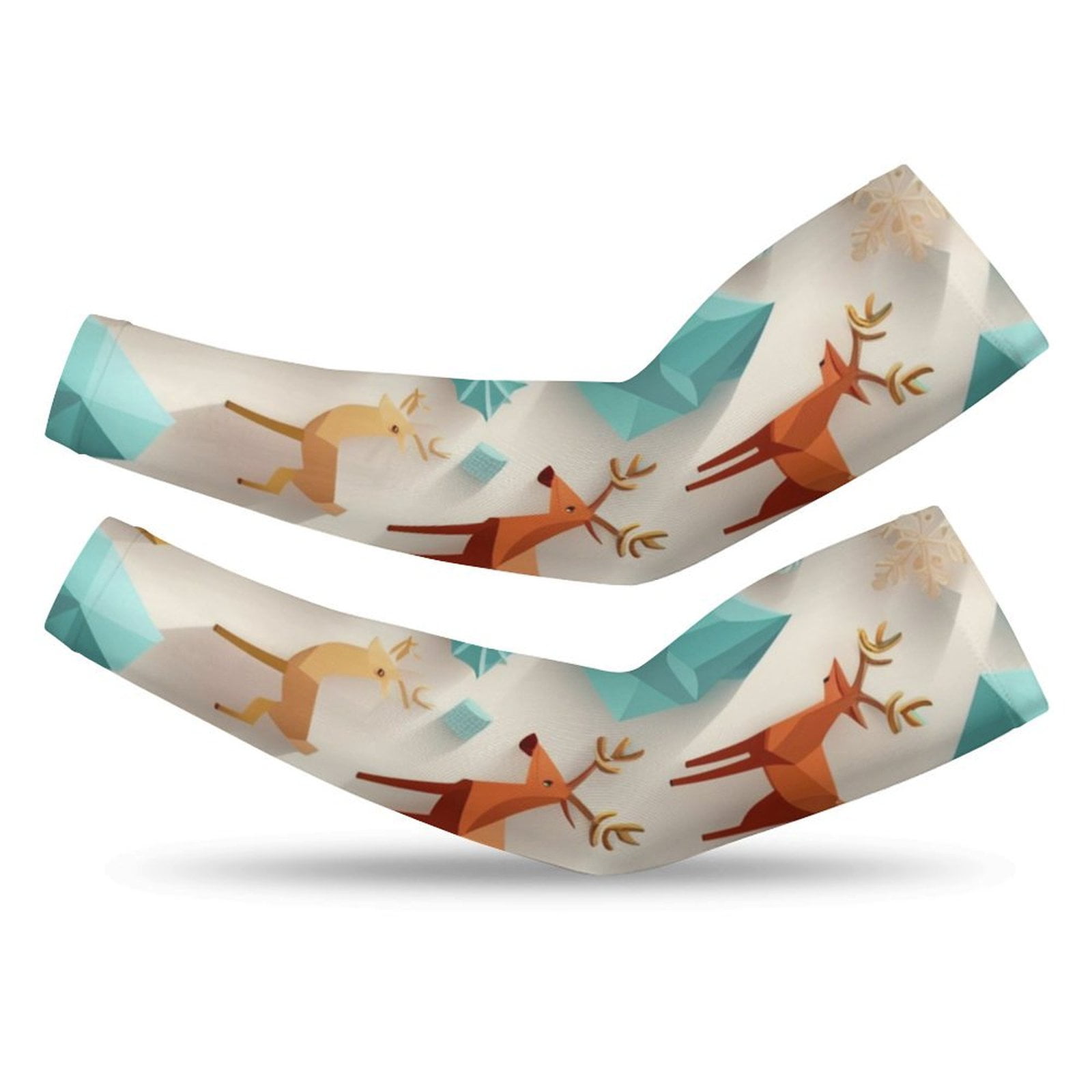 Snowman Christmas Tree Elk Gardening Sleeves Farm Sun Protection Arm ...