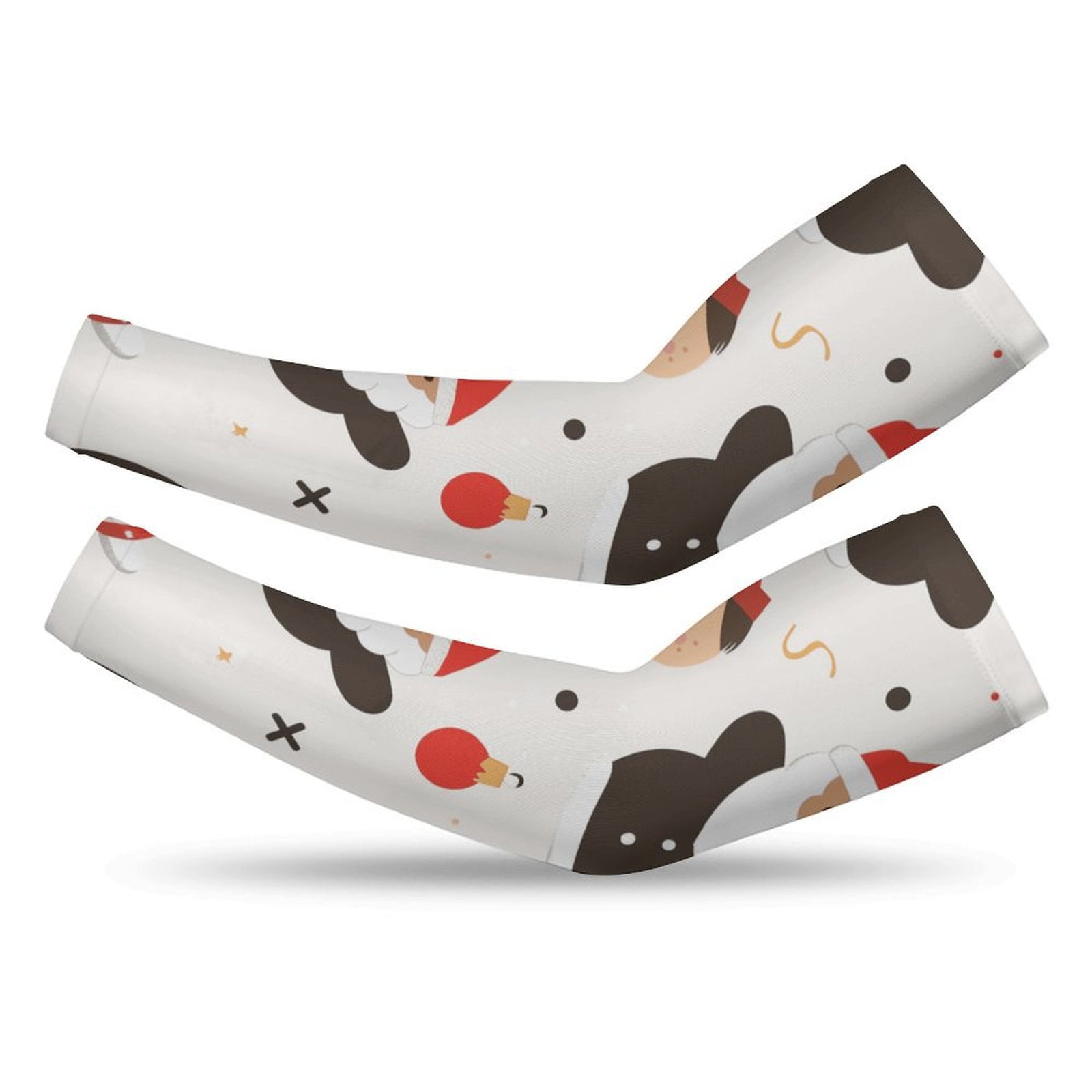 Snowman Christmas Tree Elk Gardening Sleeves Farm Sun Protection Arm ...