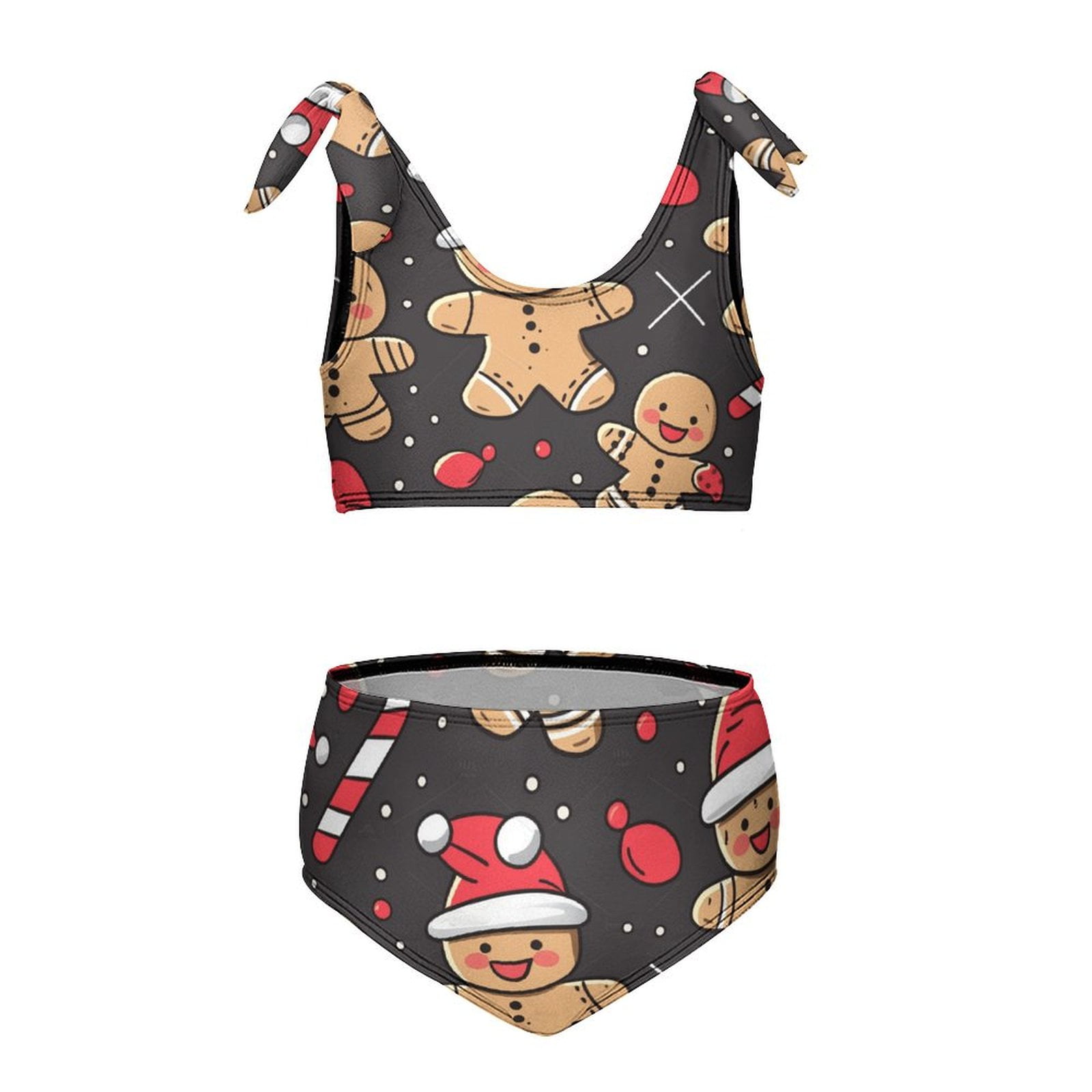 Snowman Christmas Tree Elk Girls' 2-Piece Tankini Swimsuit - Walmart.com