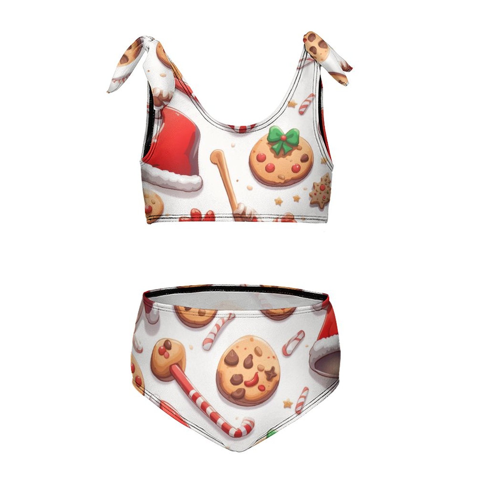 Snowman Christmas Tree Elk Girls' 2-Piece Tankini Swimsuit - Walmart.com