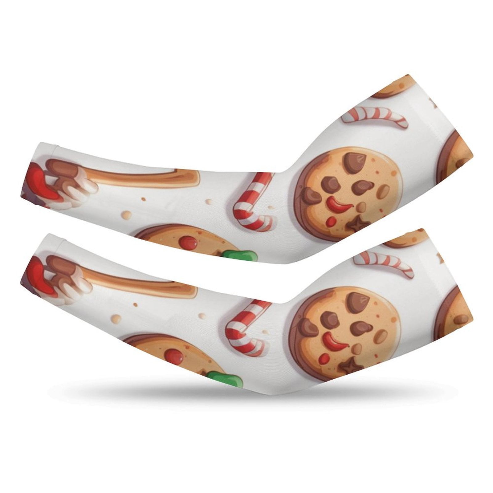 Snowman Christmas Tree Elk Protection Cooling Arm Sleeves For Men Women ...