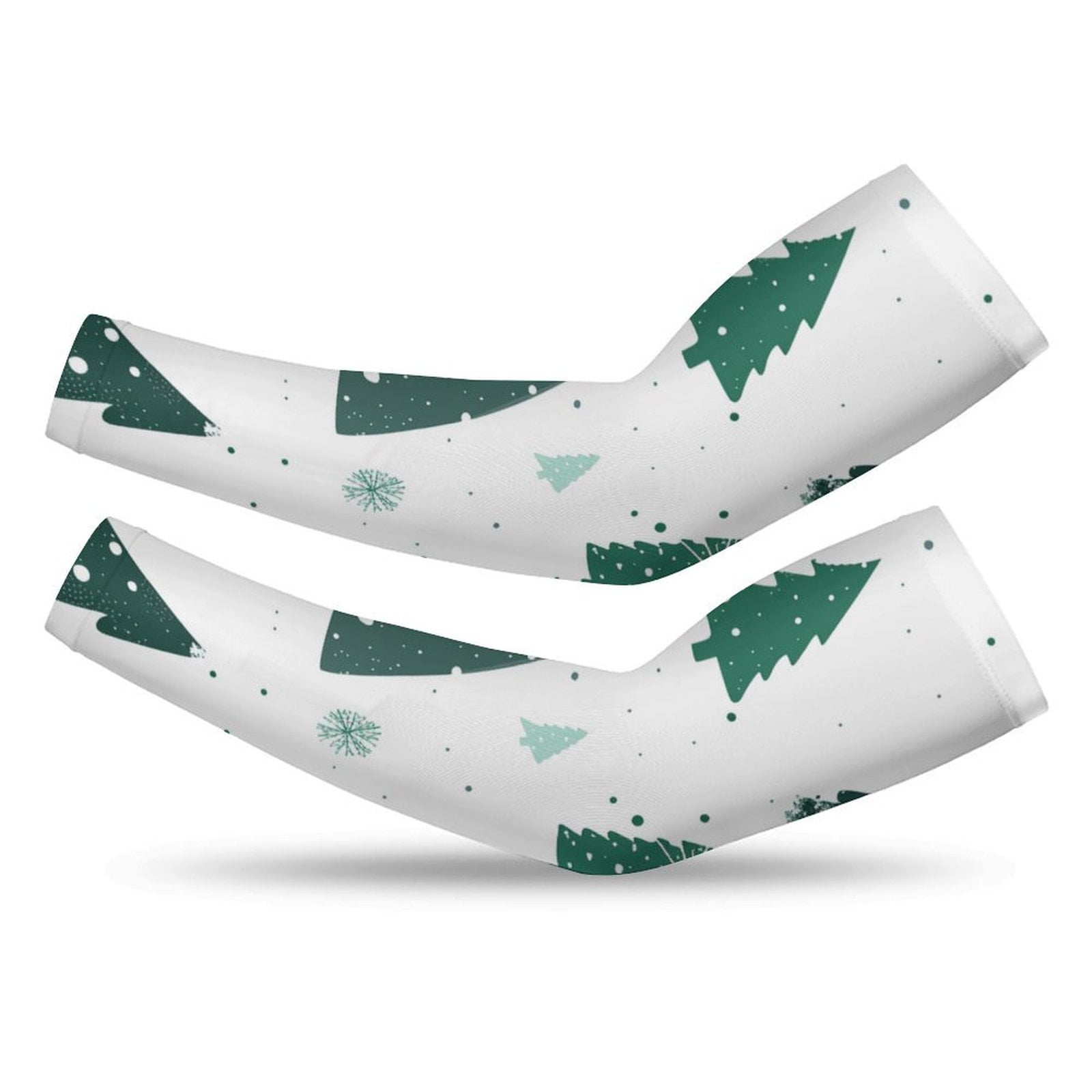 Snowman Christmas Tree Elk Protection Cooling Arm Sleeves For Men Women ...