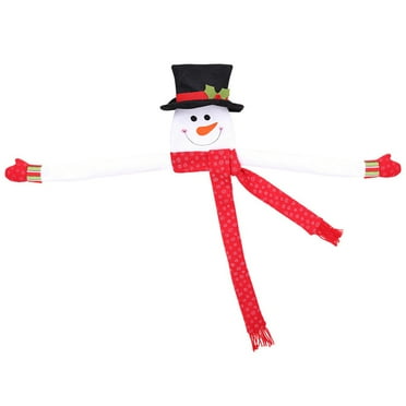 Deago Hat Scarf Winter Wonderland Snowman Multi-color Novelty Polyester ...