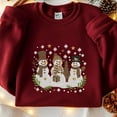 Snowman Family Embroidery Design, Christmas Winter Machine Embroidery ...