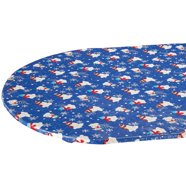 Heritage Vinyl Elastic Table Cover with Fleece Backing in 3 Sizes ...