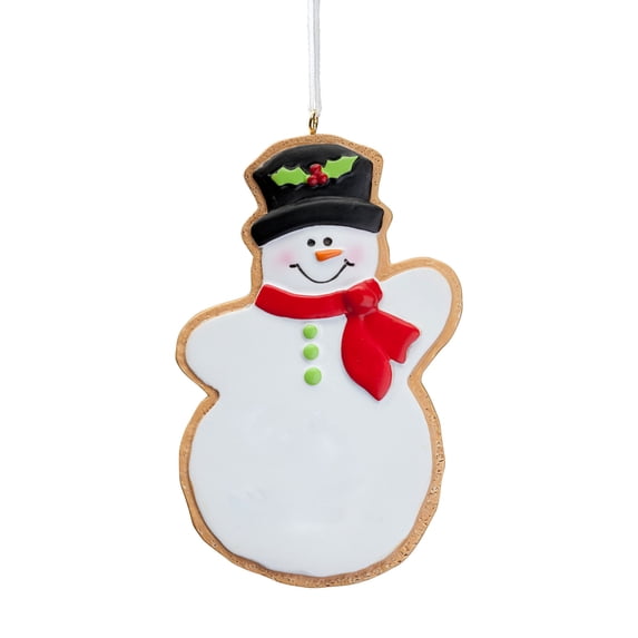 Snowman Gingerbread Cookie Ornament - Walmart.com