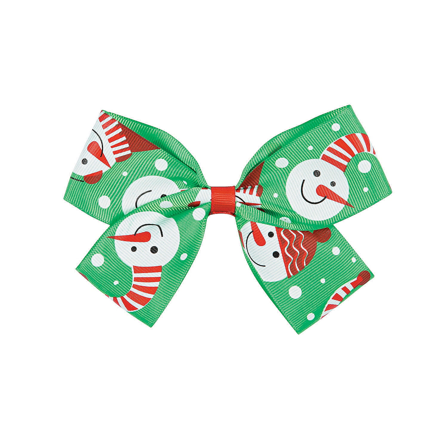 Snowman Hair Bows (2 Pc Dc/6 Dc Un) - Apparel Accessories - 12 Pieces ...