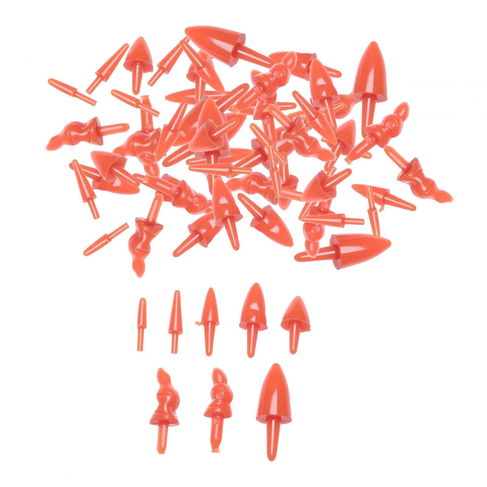 Snowman Noses Assorted Toy Nose for Christmas Snowman Puppet Plush ...