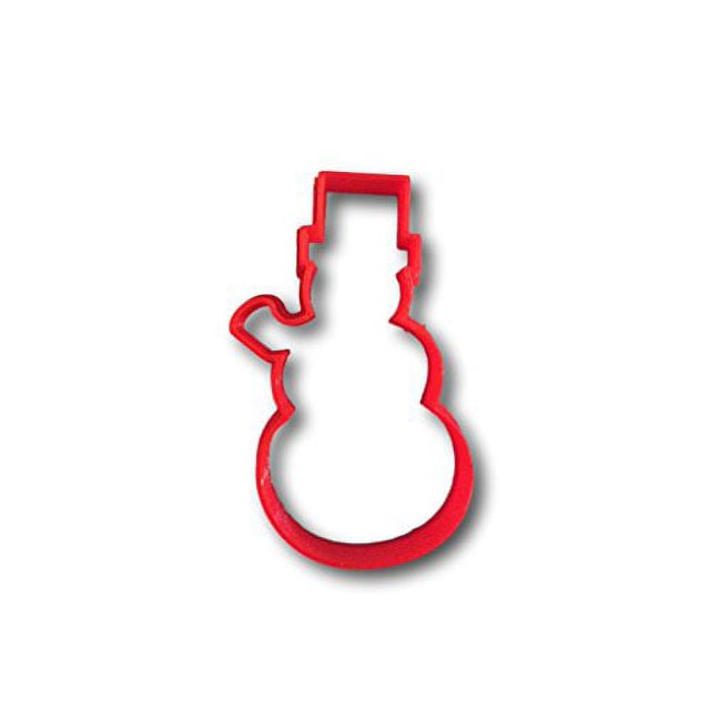 Snowman Outline Cookie Cutter (4 inches)- Fast Shipping - Sharp Edges ...