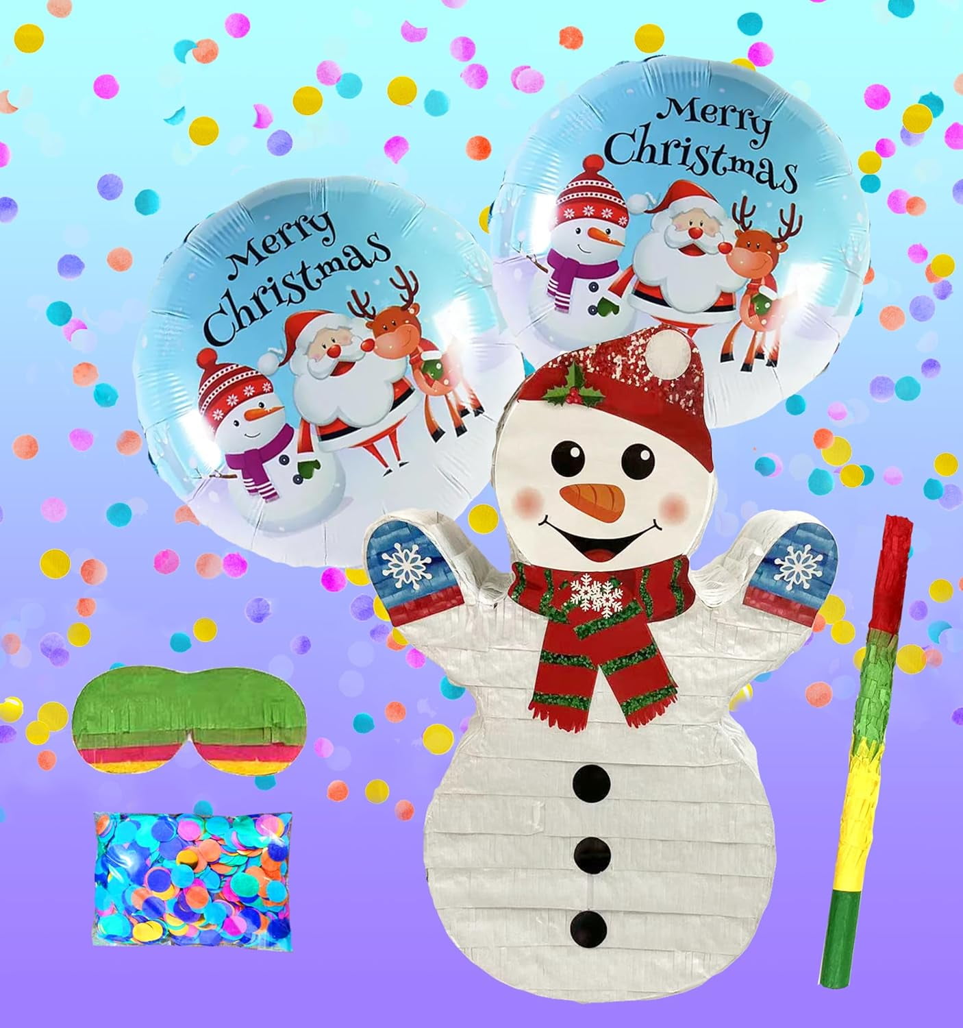 Snowman Pinatas Perfect for Christmas Decorations, Themed Celebrations ...