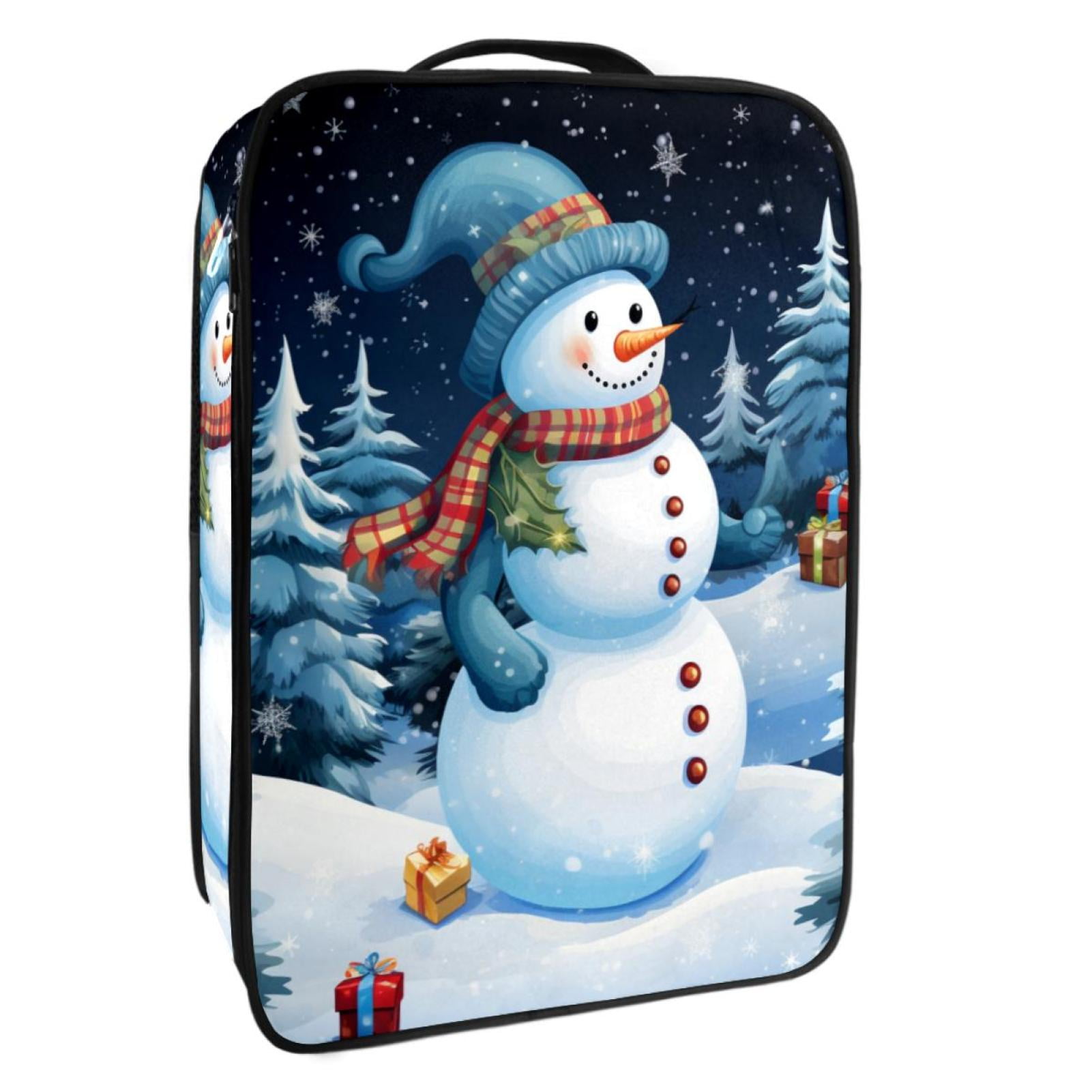 Snowman Polyester Shoe Box Organizer Storage Solution for 9x12in Shoes ...