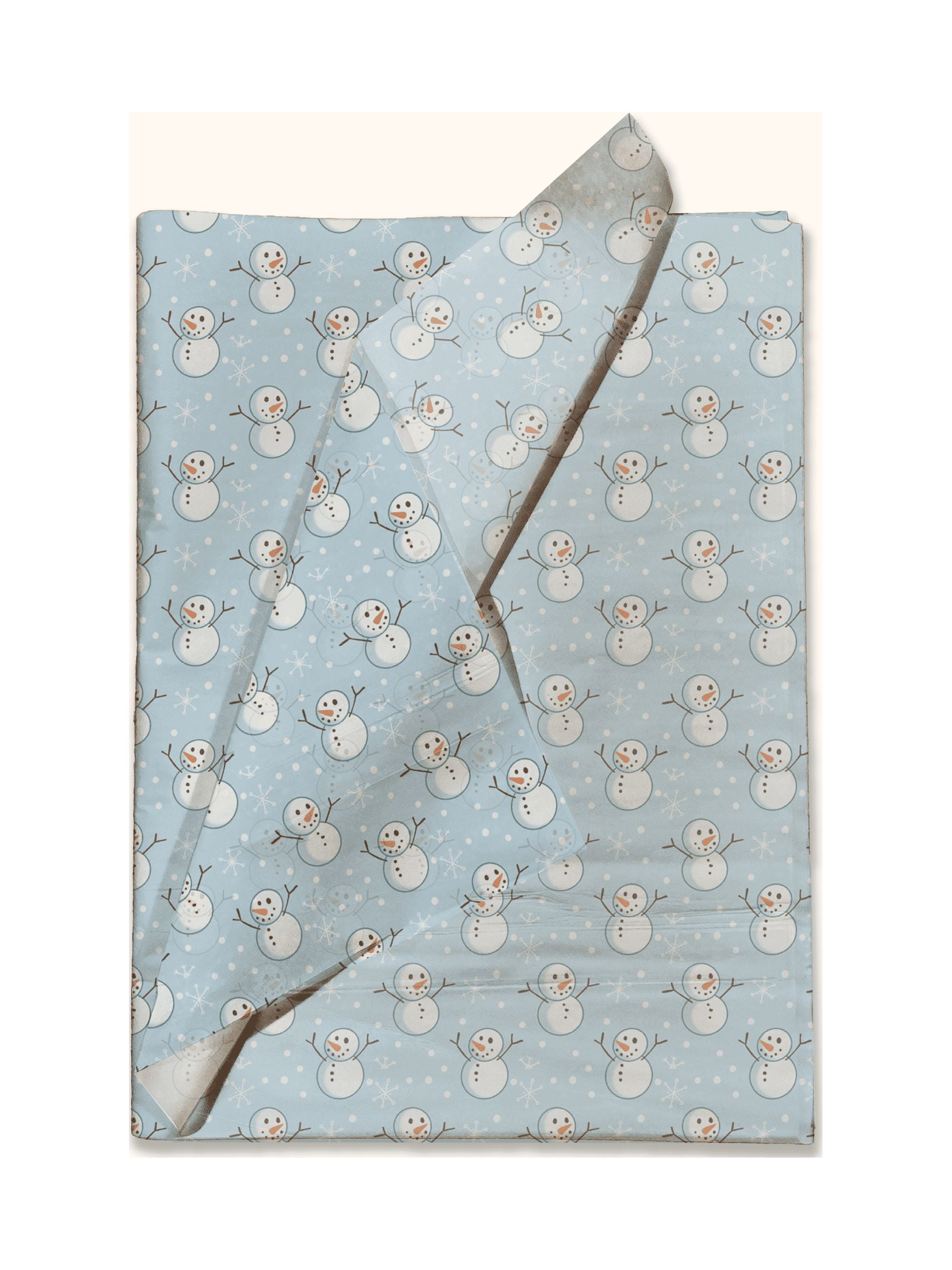 Snowman Printed Tissue Paper - Decorative Tissue for Decoupage -Holiday ...